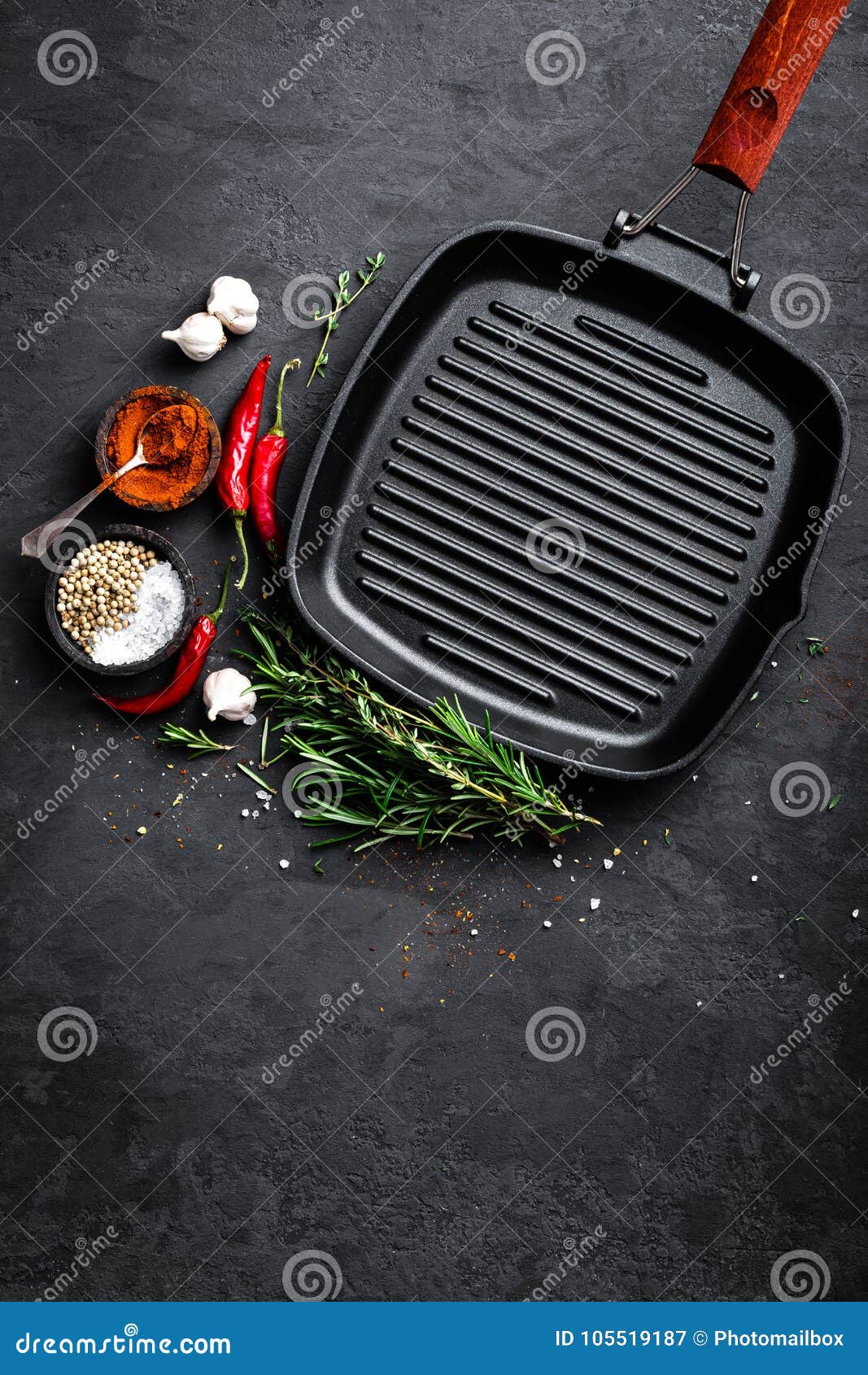 Empty Cast Iron Pot Top View, Isolated On White Background Royalty-Free ...