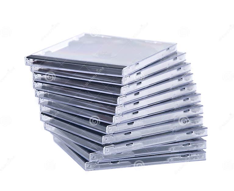 Empty cd, dvd case stock photo. Image of white, disc - 68286552