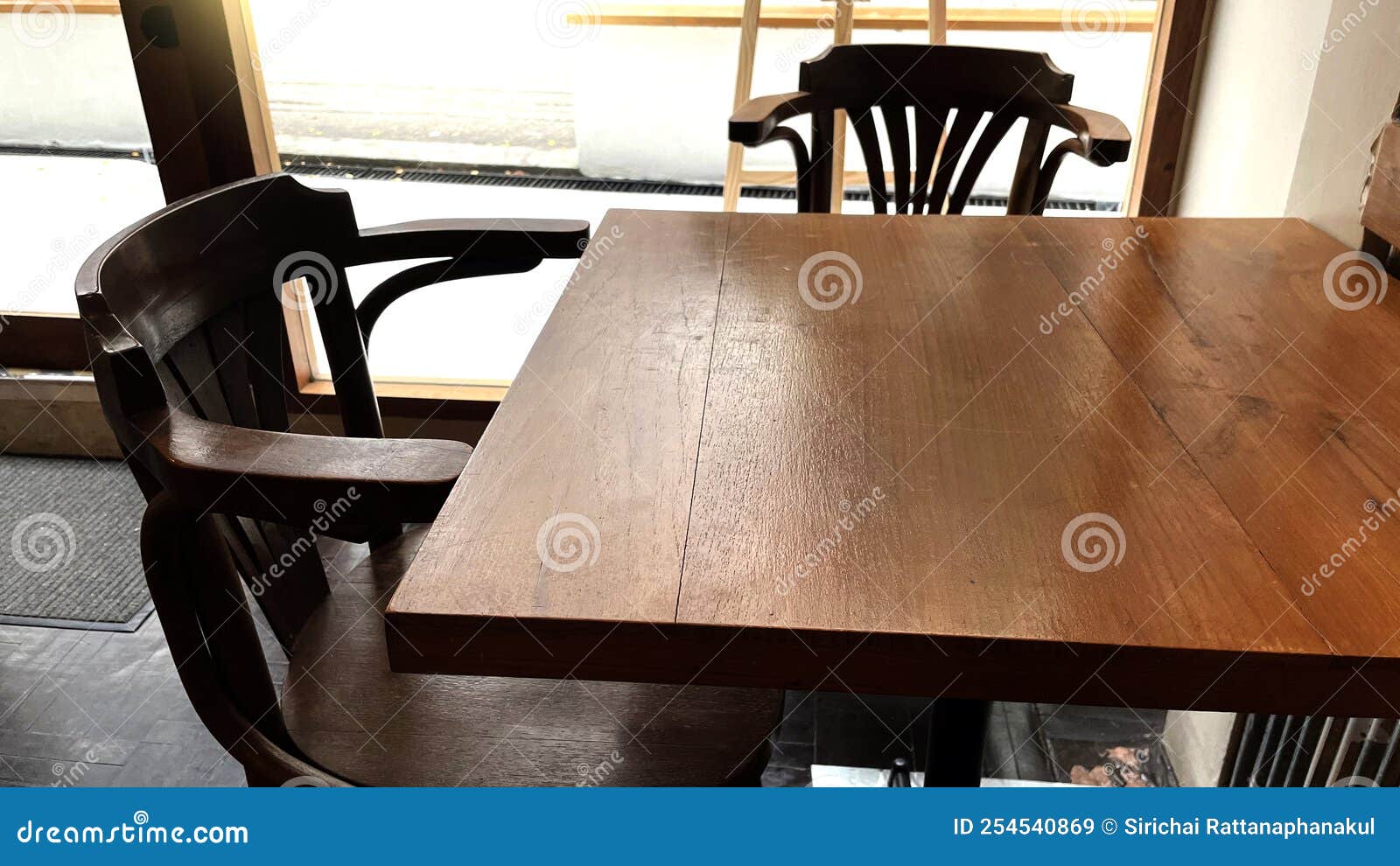 Empty Chair with Shadow on Ground, Chair Stock Image - Image of ...