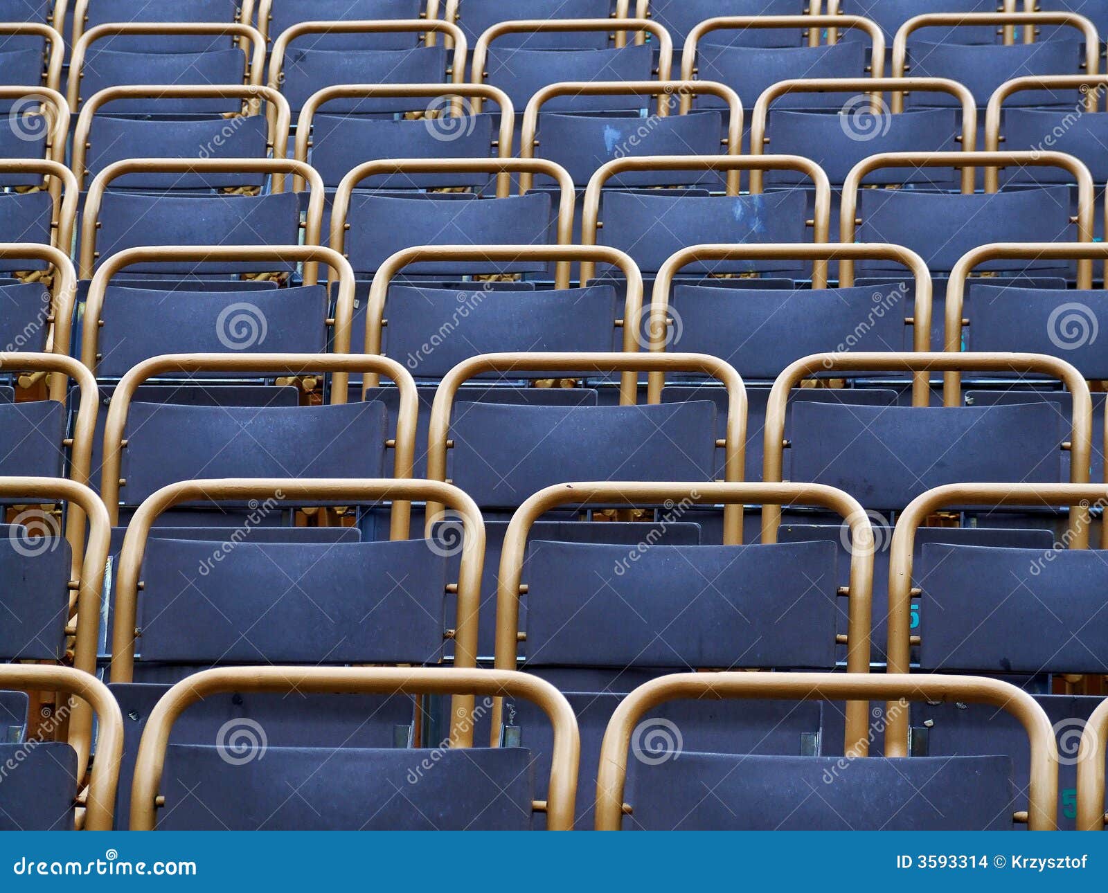 Empty chairs stock photo. Image of evening, convention - 3593314