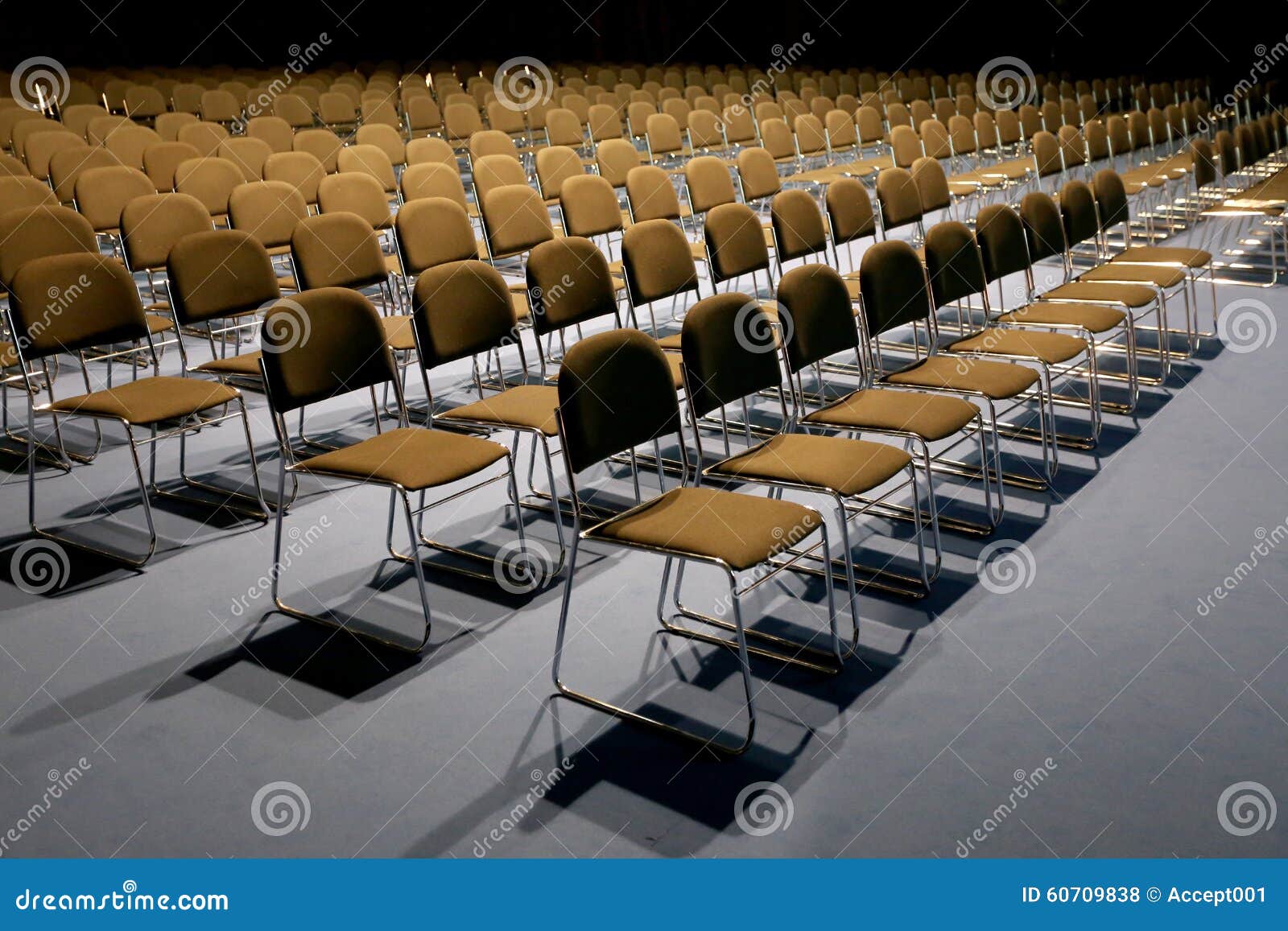 Empty Chairs of an Auditorium in a Congress Hall Stock Photo - Image of ...
