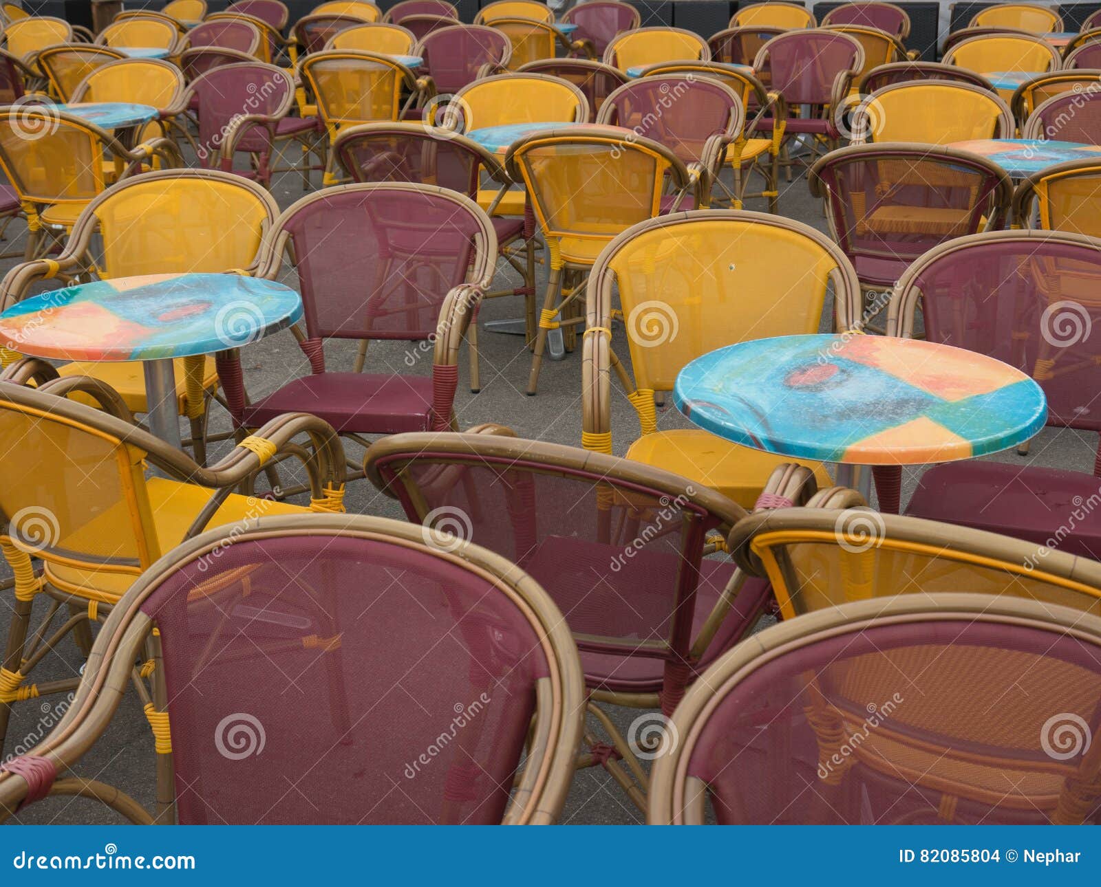 Empty chairs stock photo. Image of empty, drink, holiday - 82085804