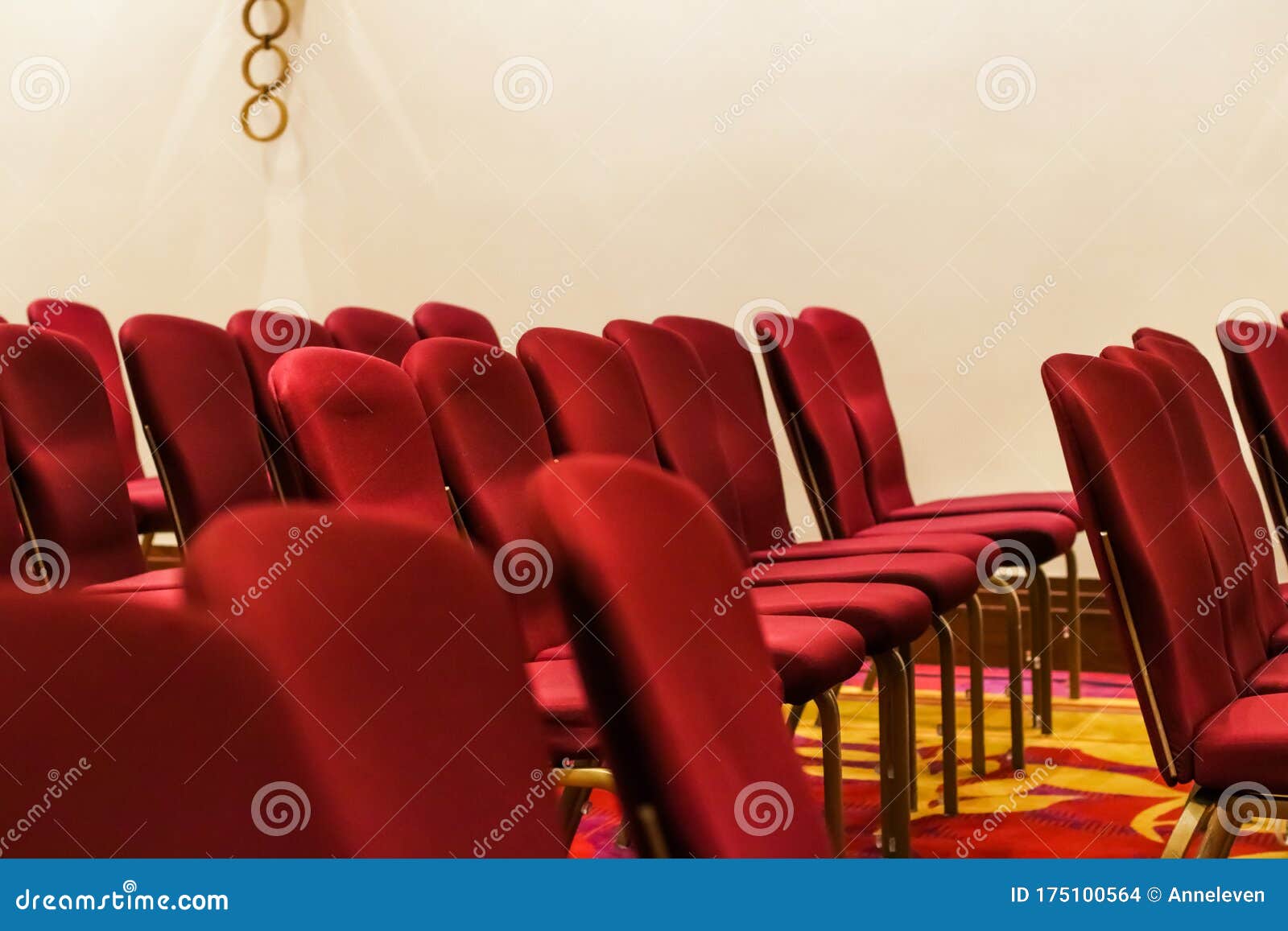 Empty Chairs in a Hotel Conference Room, Business and Interior Design ...