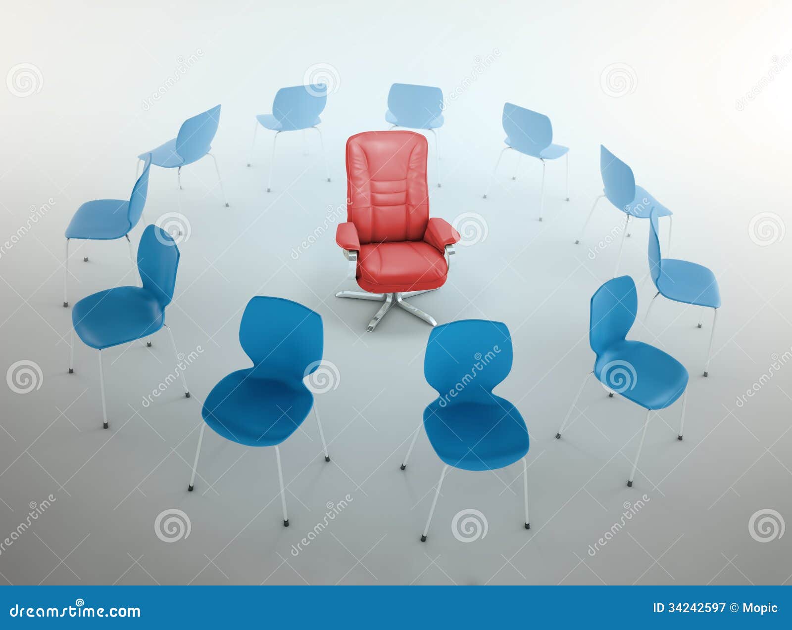 Empty chairs stock illustration. Illustration of meet - 34242597