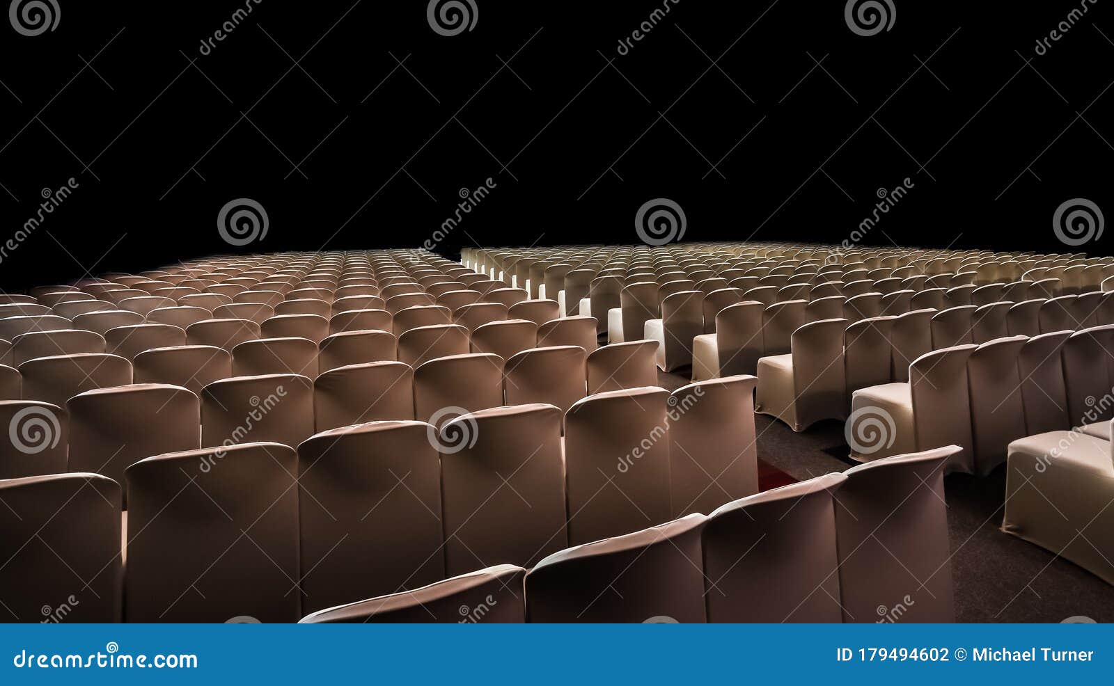 Empty Chairs in Large Conference Hall for Corporate Convention or ...