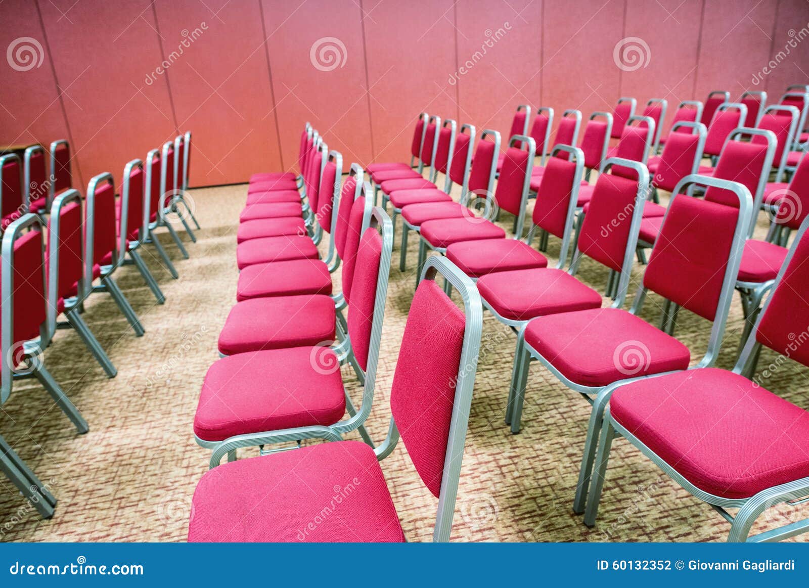 Empty Chairs in Modern Conference Room Stock Photo - Image of interior ...