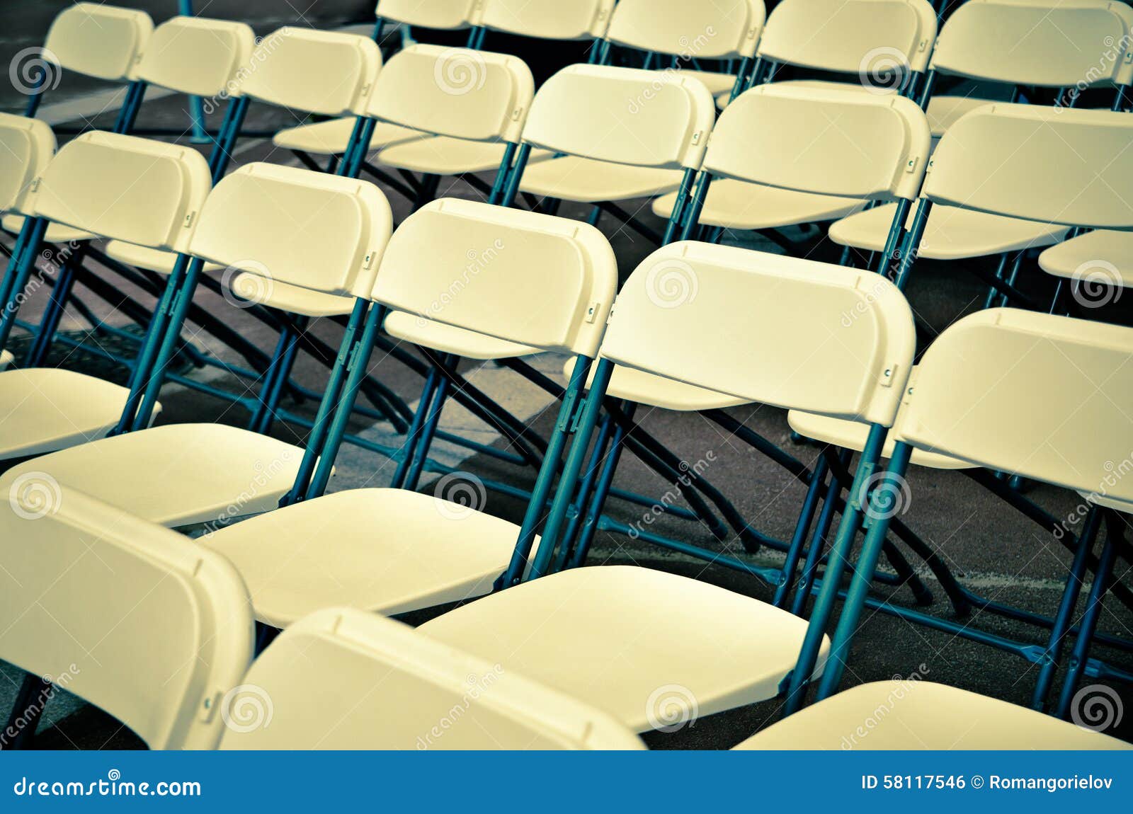 Empty chairs stock photo. Image of education, room, seminar - 58117546