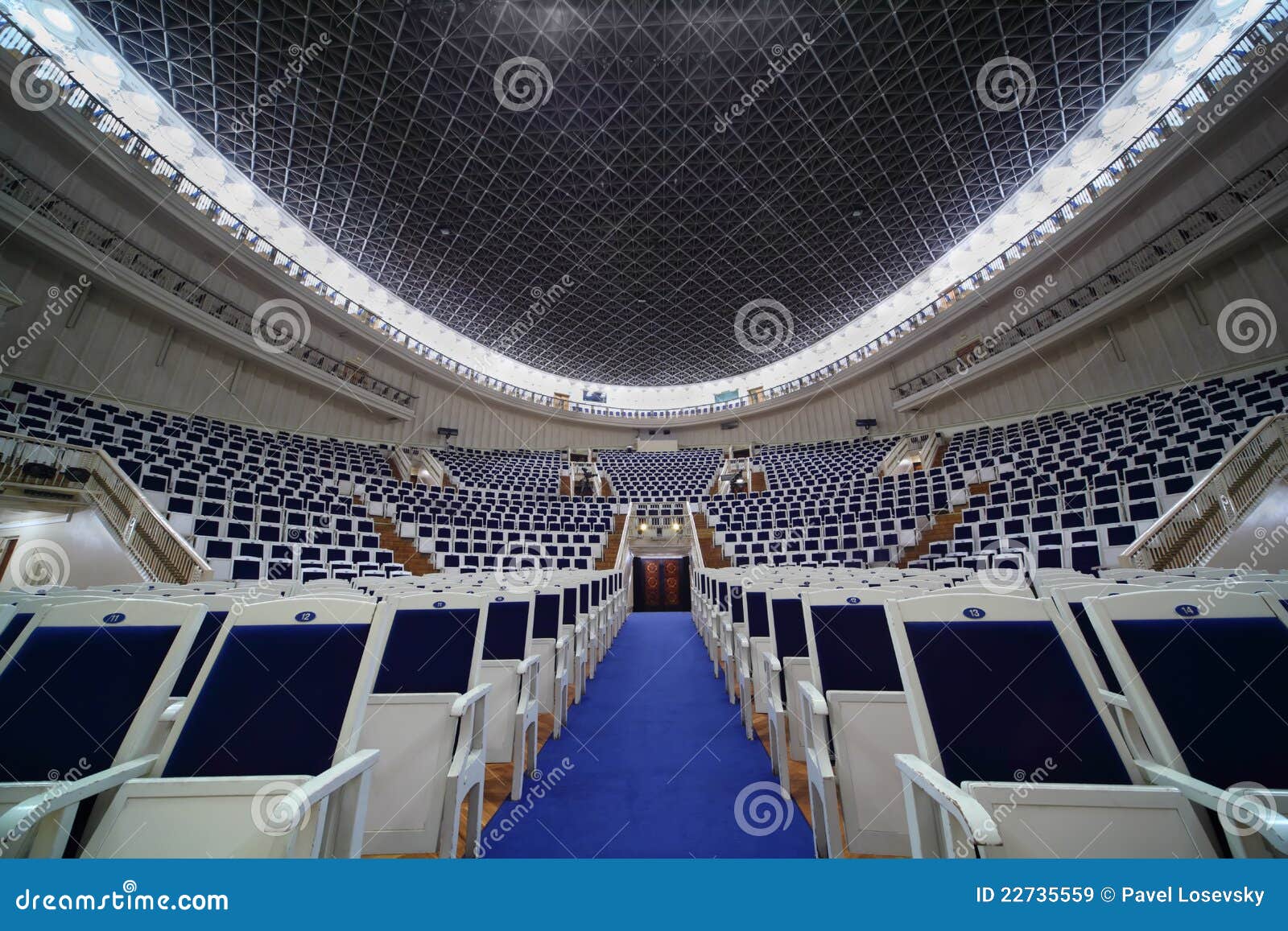 Empty Chairs in Tchaikovsky Concert Hall Editorial Stock Image - Image ...