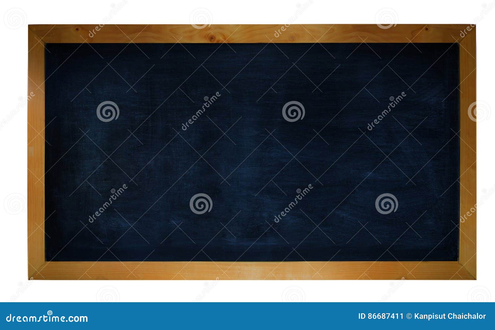 Empty Chalk Board Background Stock Image - Image of blackboard ...