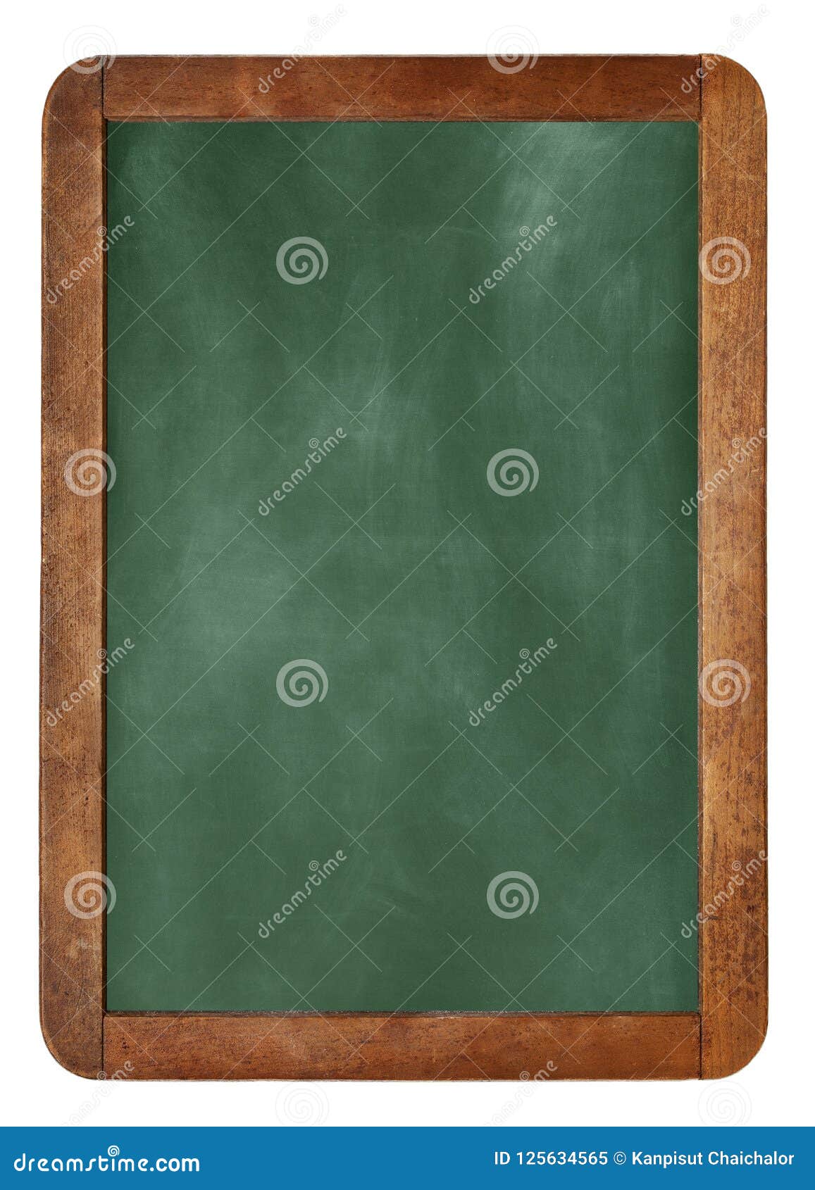 Empty Chalk Board Background/Blank. Stock Image - Image of color ...