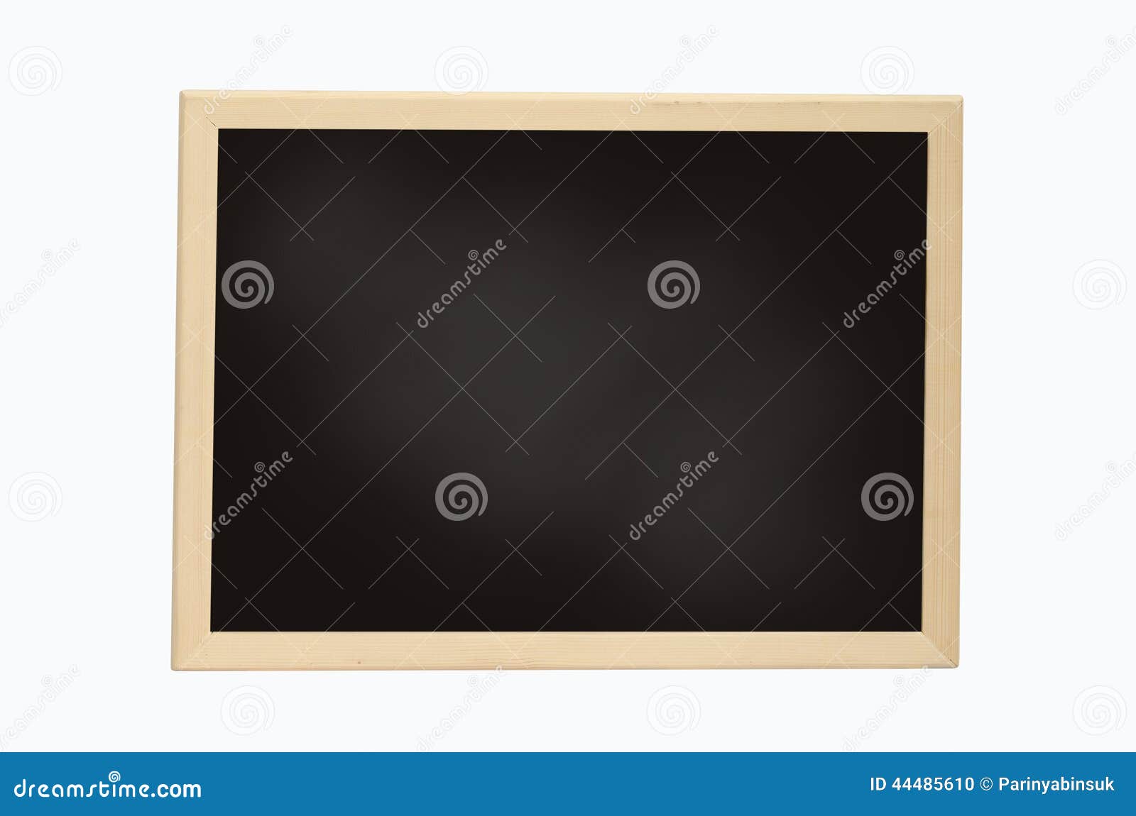 Empty Chalk Board stock photo. Image of frame, advertising - 44485610