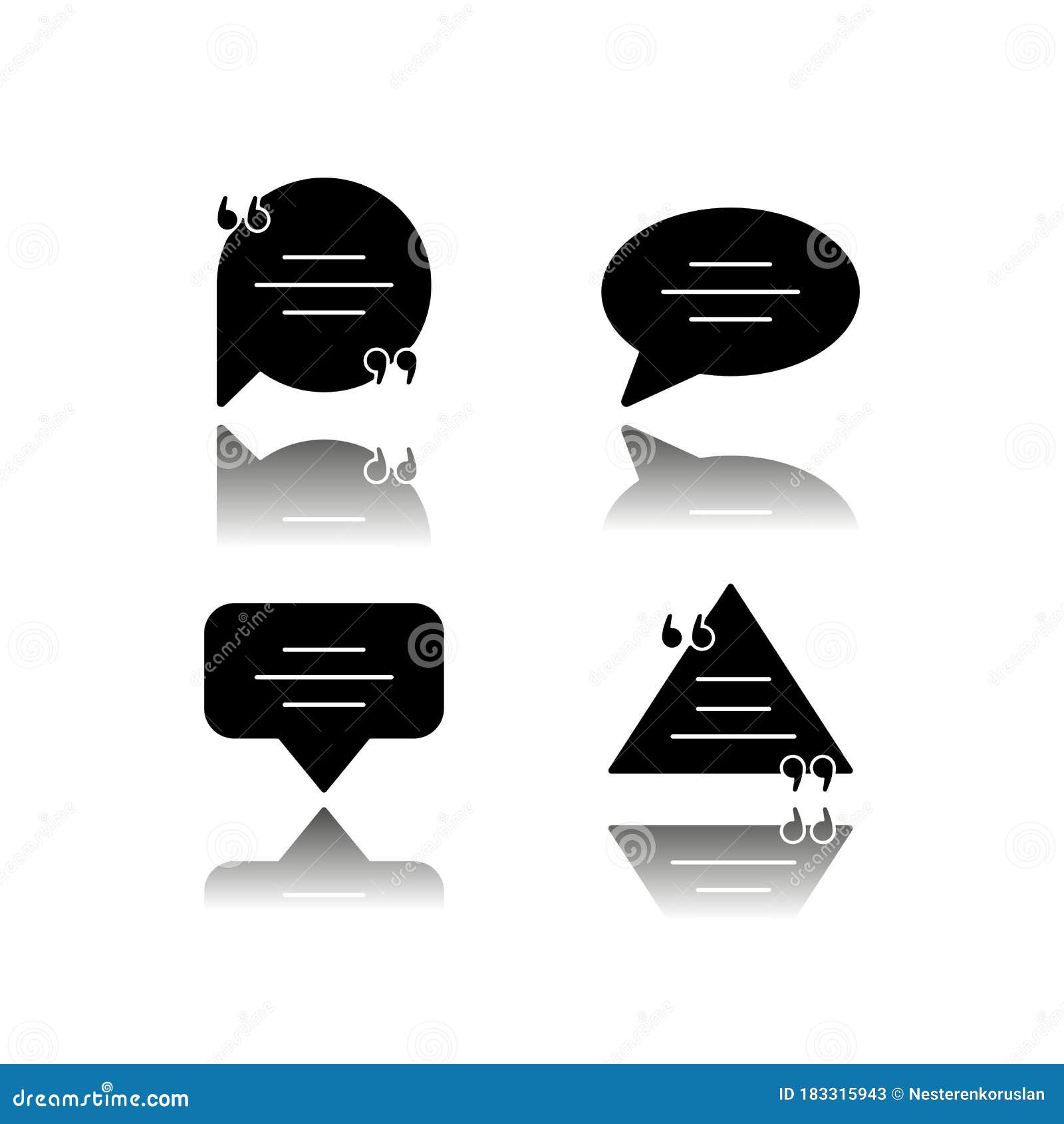 3D Empty Quotation Marks Frame On White Wall Royalty-Free Stock Image ...