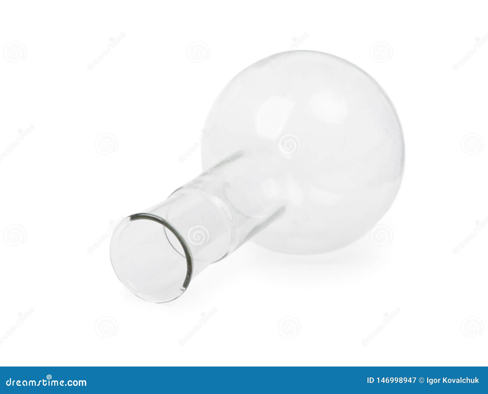 Empty Chemical Glass Laboratory Flask Stock Image - Image of clinical ...