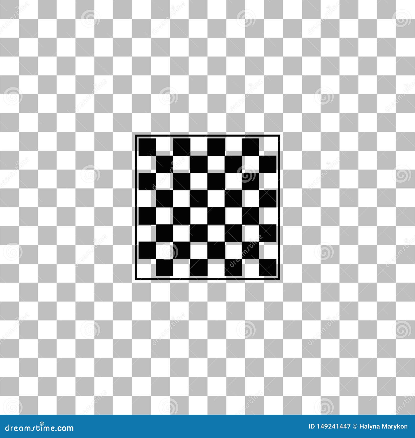 Empty Chess Board Icon Flat Stock Vector - Illustration of move ...