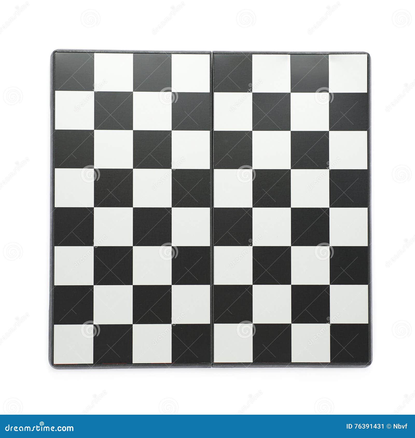 Empty chess board isolated stock image. Image of check - 76391431