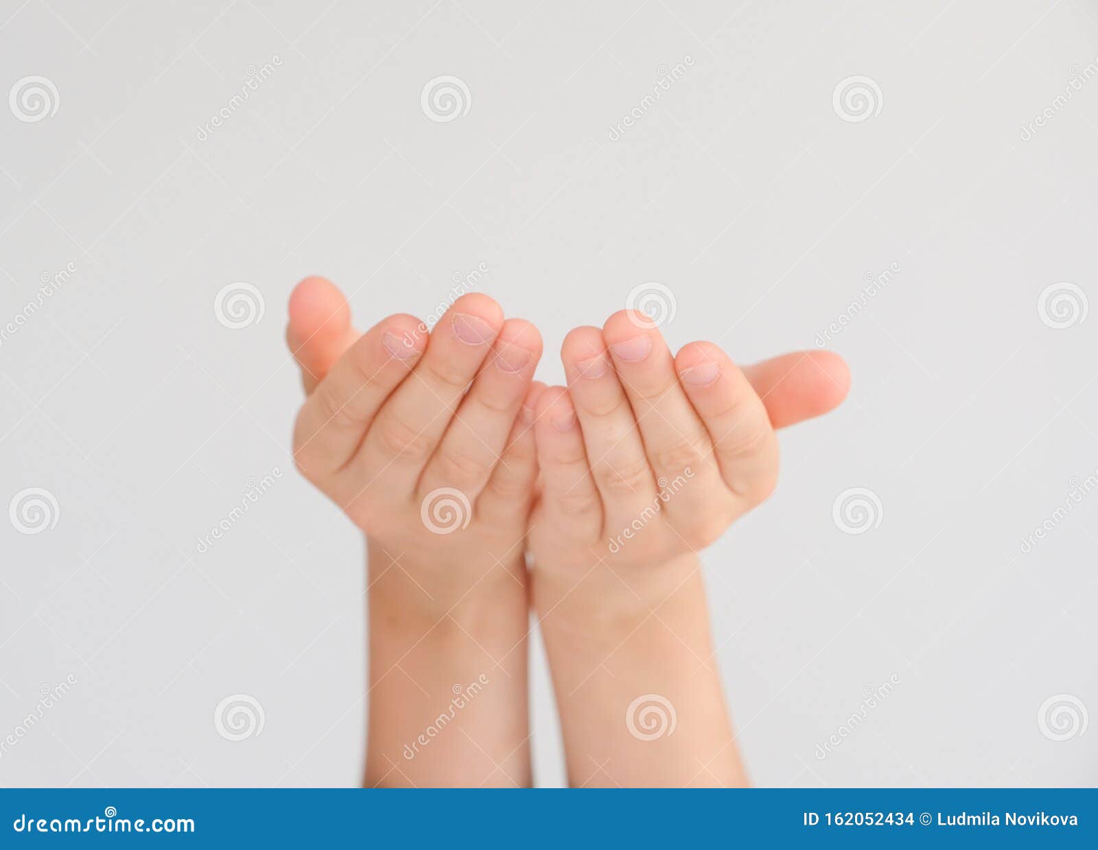 Empty child`s handbreadths stock photo. Image of fragment - 162052434