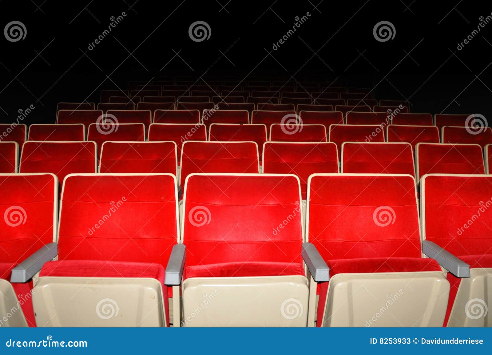 Empty cinema. stock image. Image of stuff, decadent, design - 8253933