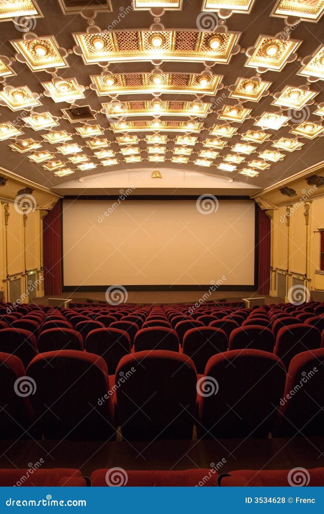 Empty Cinema Auditorium Royalty-Free Stock Image | CartoonDealer.com ...