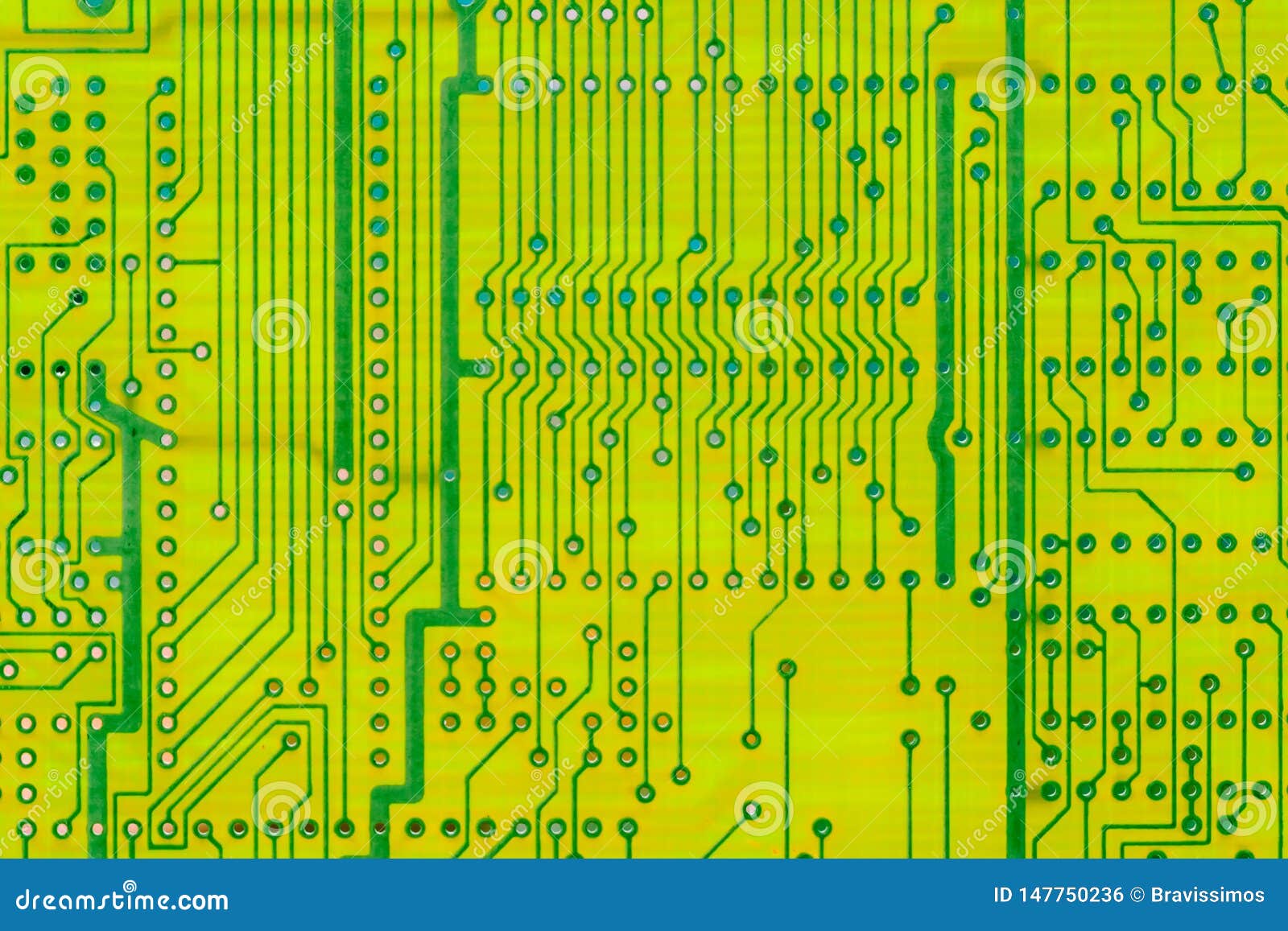 Empty Circuit Board, Pcb Printed Technology, Background Macro Stock ...