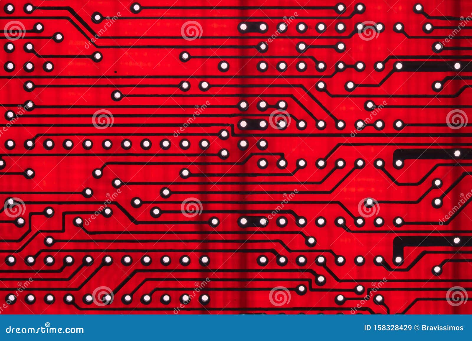 Empty Circuit Board, Pcb Printed Technology, Processor Stock Image ...