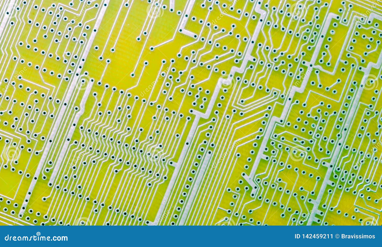 Empty Circuit Board, Pcb Printed Technology, Chip Stock Image - Image ...