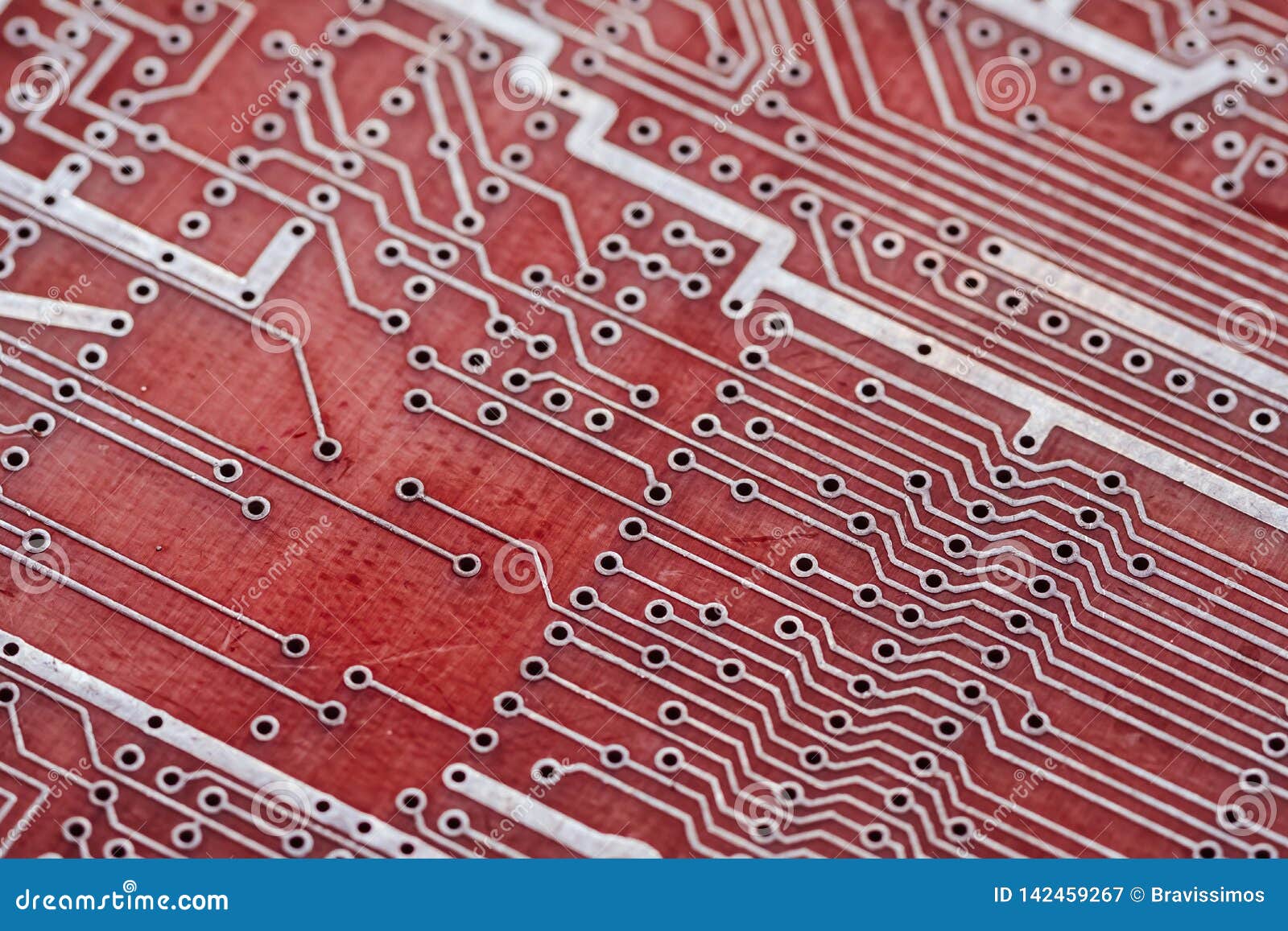 Empty Circuit Board, Pcb Printed Technology, Component Stock Image ...