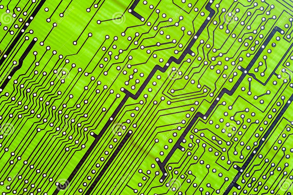 Empty Circuit Board, Pcb Printed Technology, Design Stock Image - Image ...