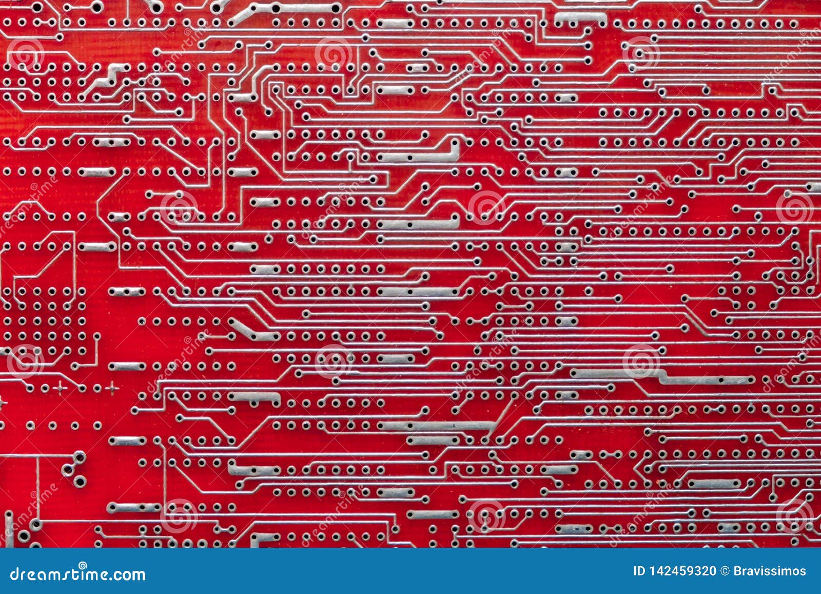 Empty Circuit Board, Pcb Printed Technology, Digital Stock Photo ...