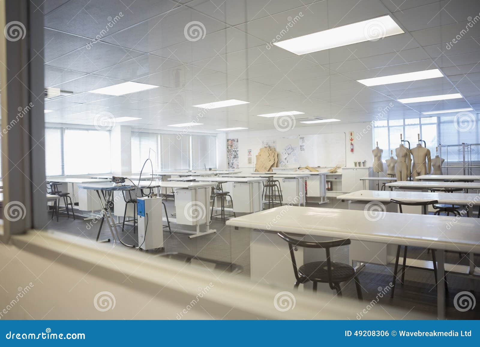 Empty class room stock photo. Image of university, academic - 49208306