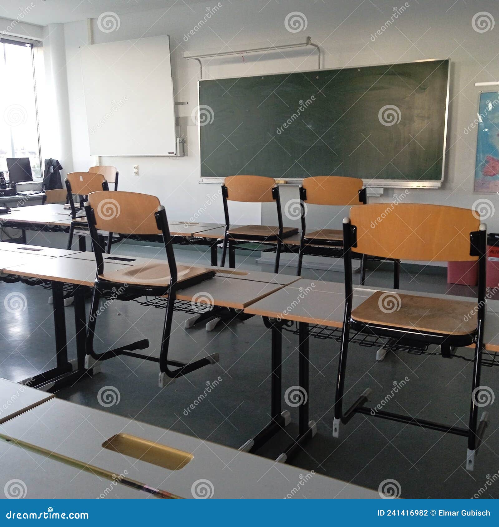 Empty Class Room in a School during Vacation Stock Photo - Image of ...