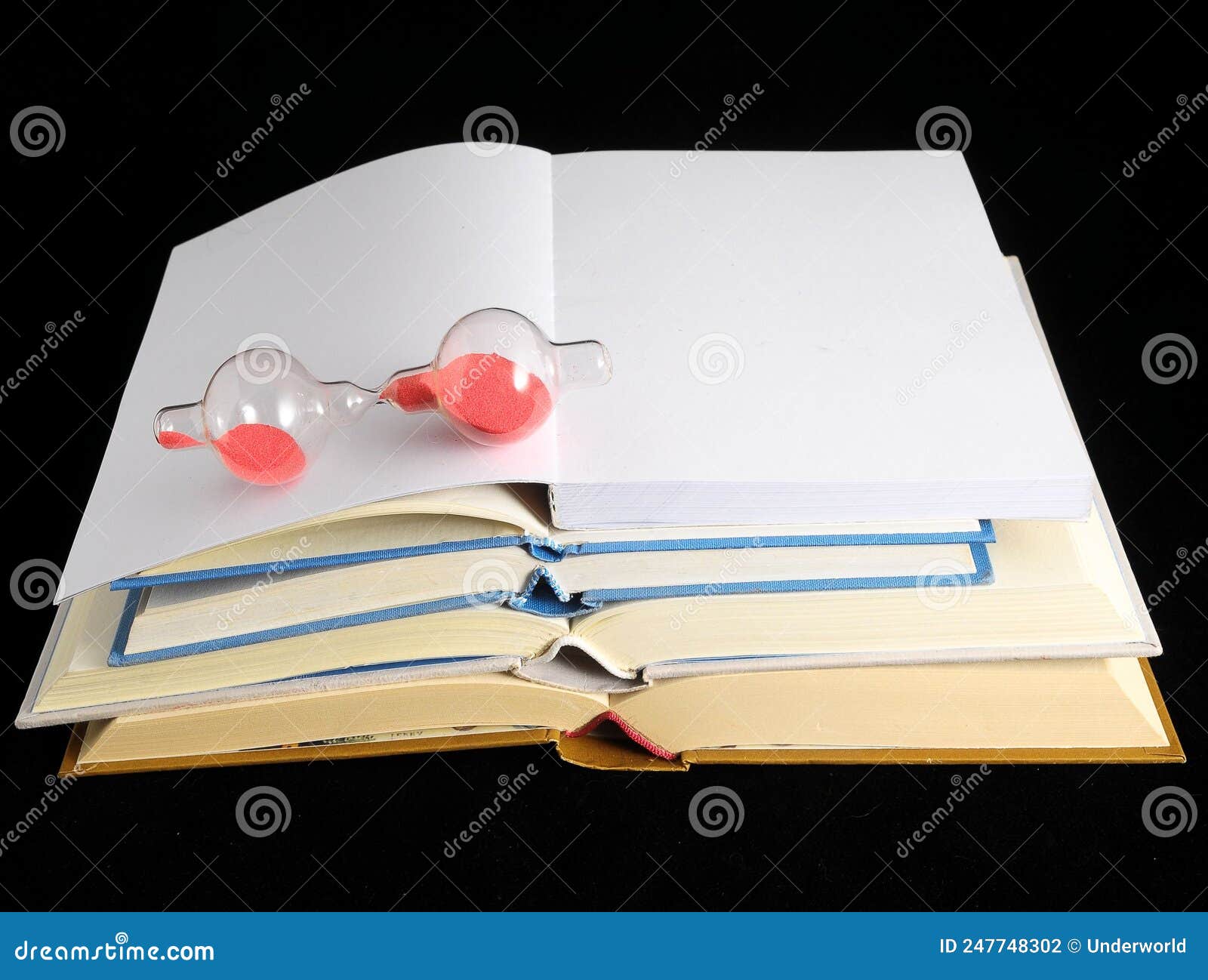 Empty Book stock photo. Image of manual, page, textbook - 247748302
