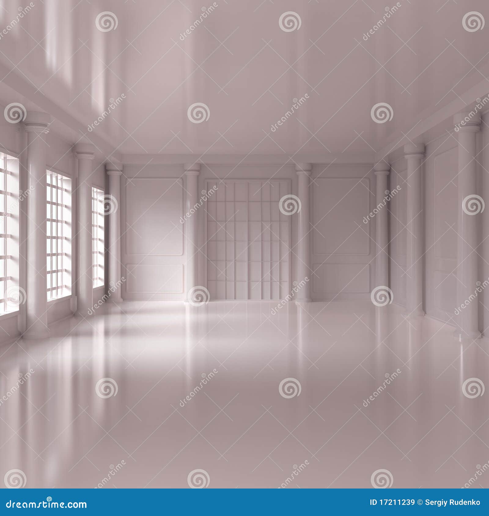 Empty Classic Interior stock illustration. Illustration of family ...