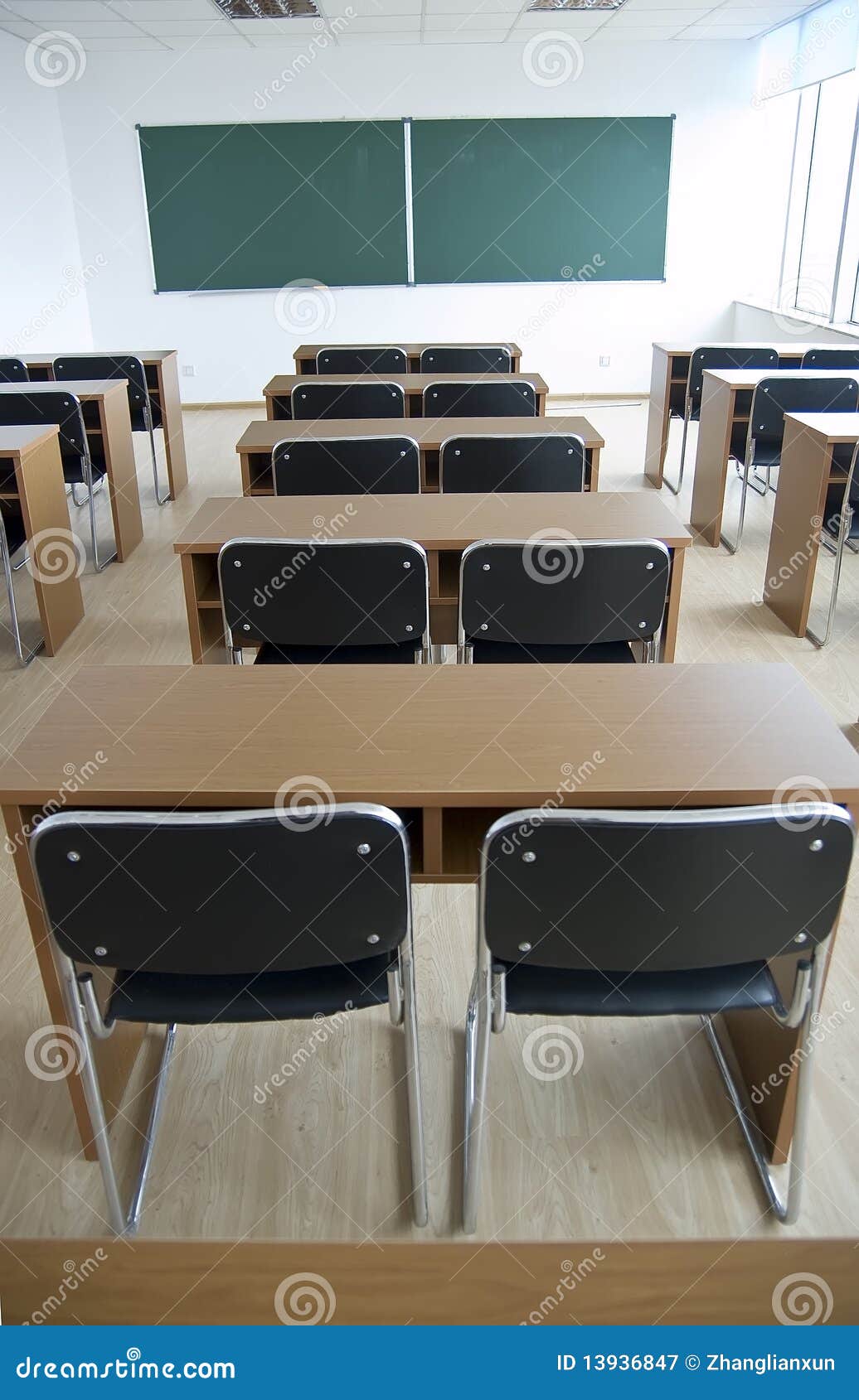 Empty Classroom stock image. Image of empty, room, rooms - 13936847