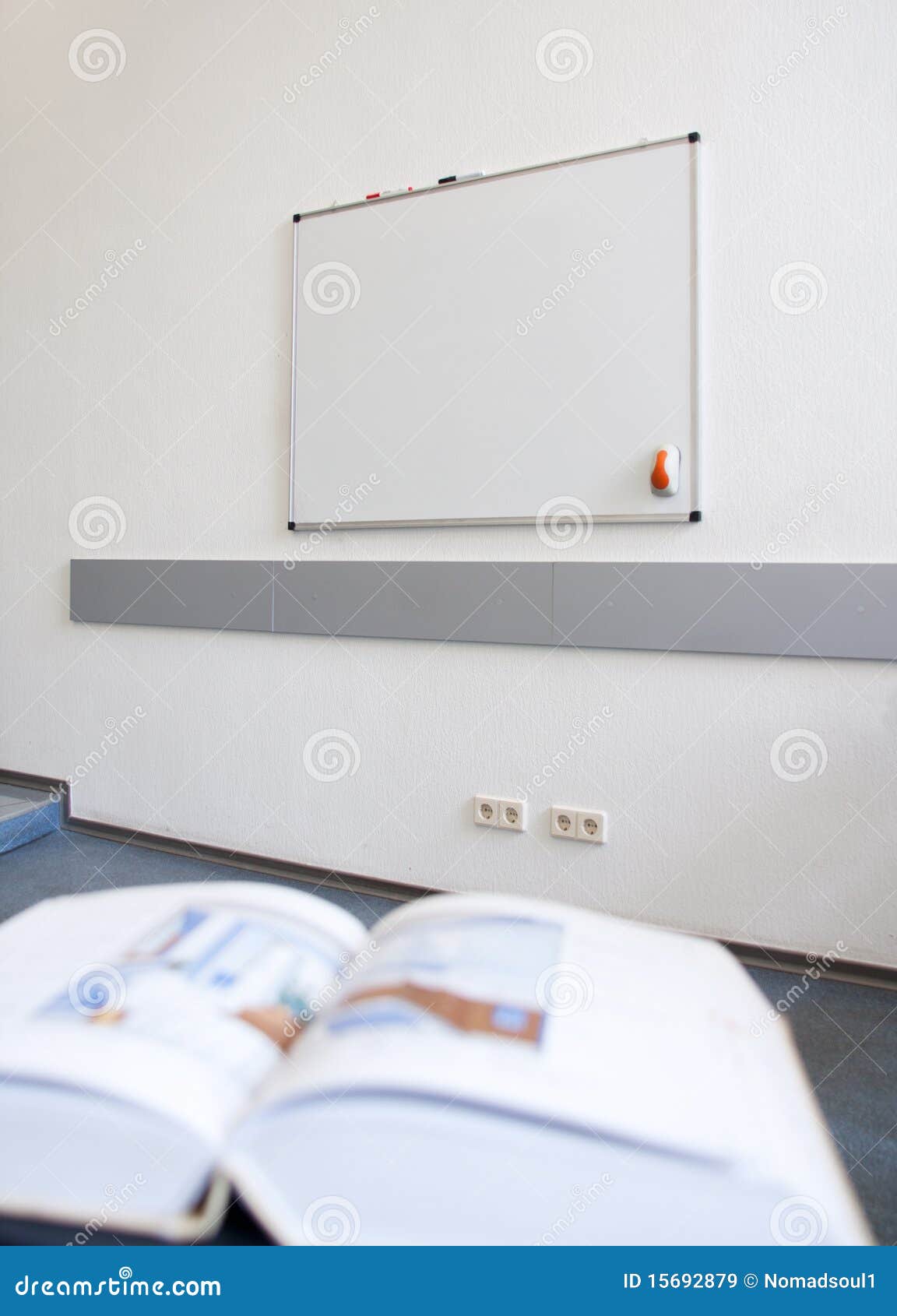 Empty classroom stock image. Image of wall, school, blackboard - 15692879