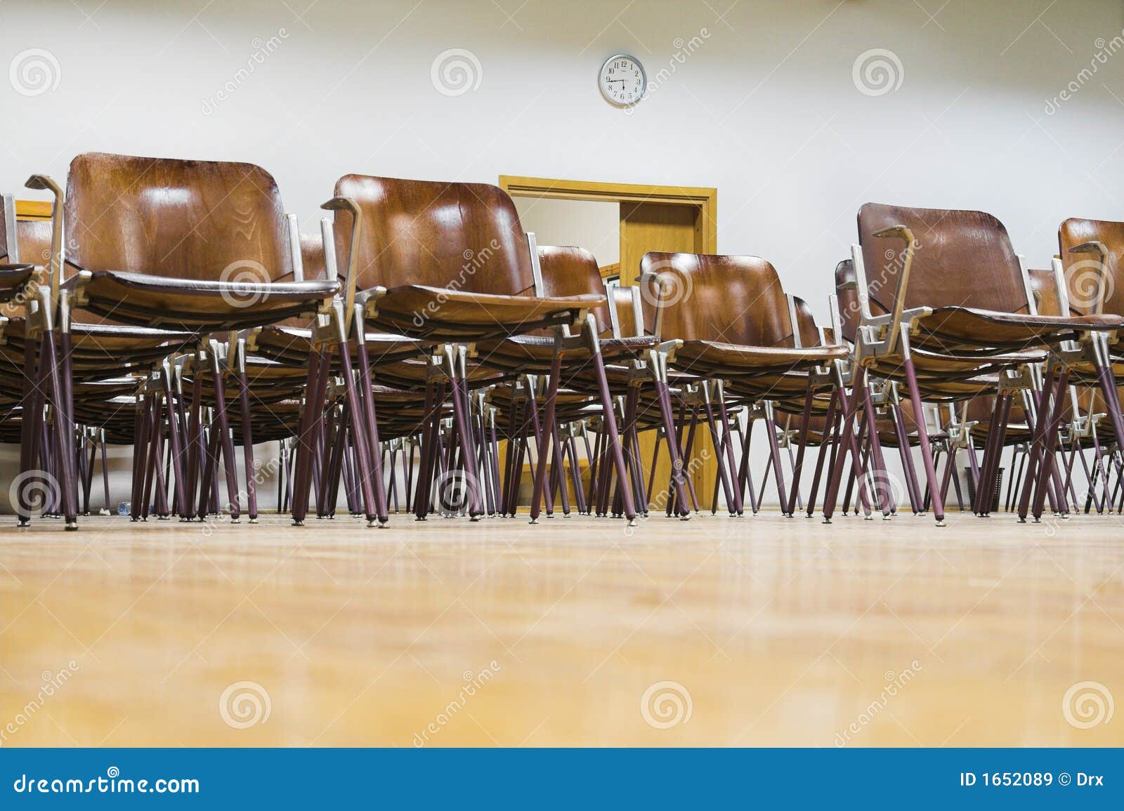 Empty classroom stock image. Image of void, student, university - 1652089