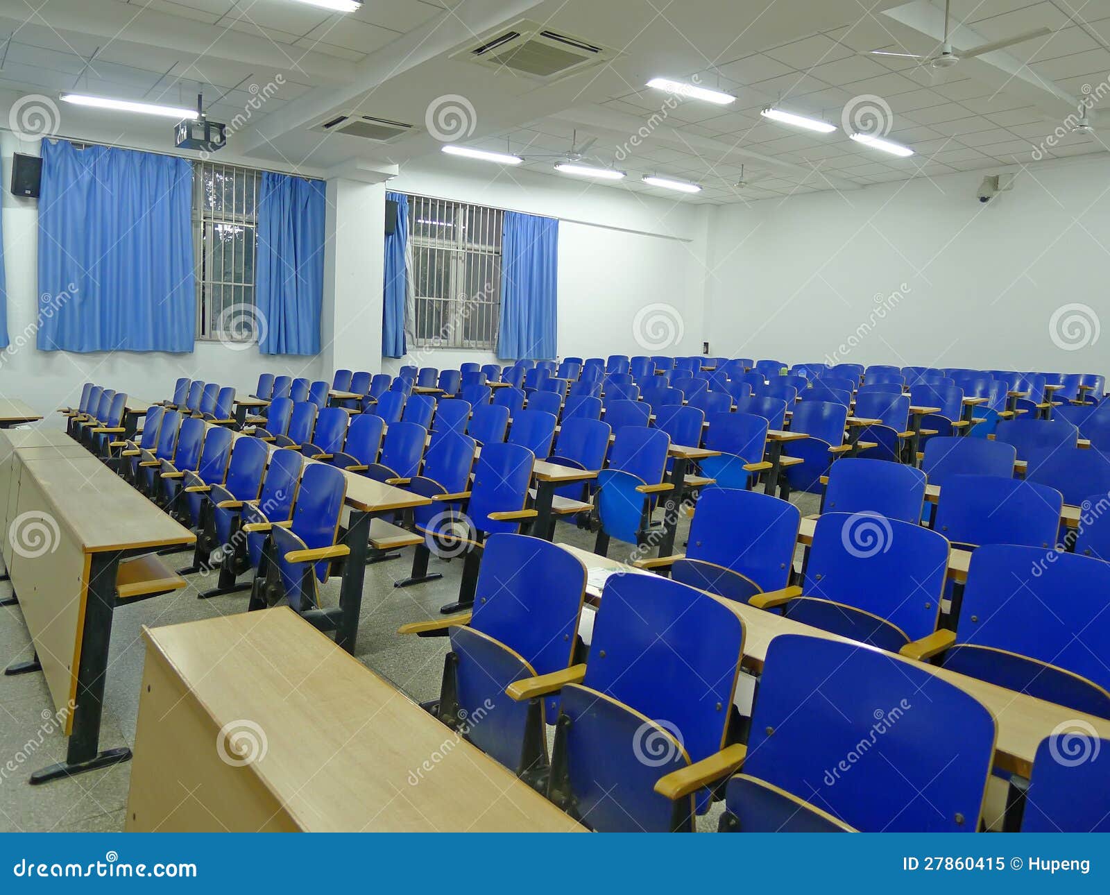 Empty classroom stock image. Image of college, architecture - 27860415