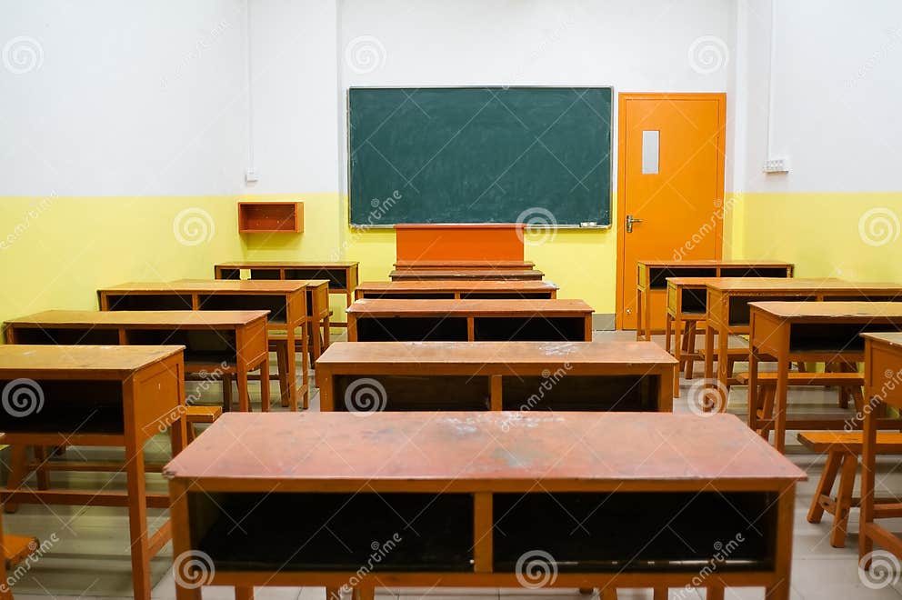 Empty classroom stock image. Image of empty, lesson, exam - 7265371