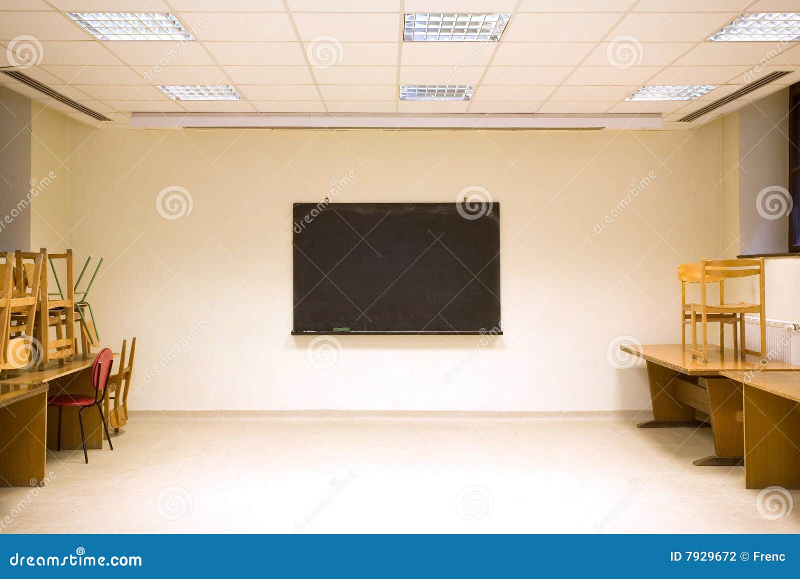 Empty classroom stock photo. Image of training, exam, classroom - 7929672