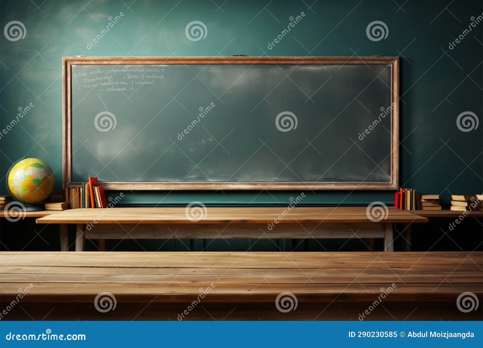 Empty Classroom Blackboard Awaiting Knowledge, a Blank Canvas for ...