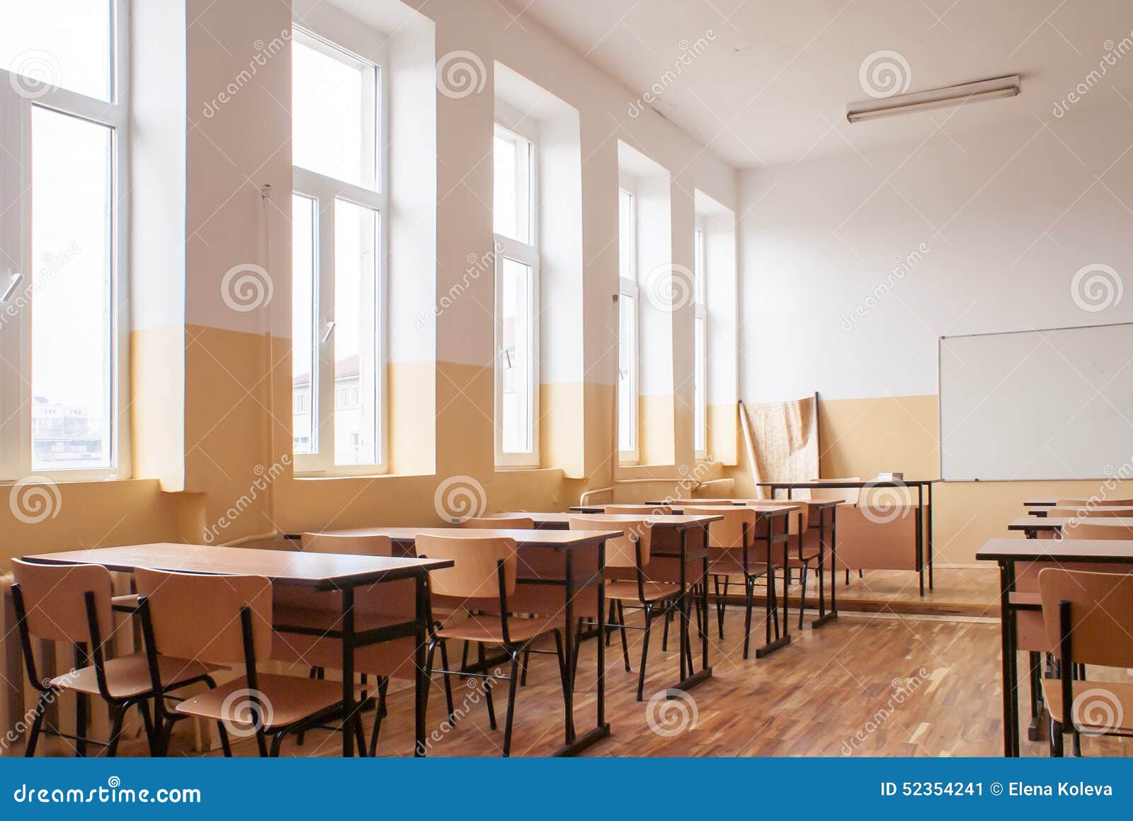 Empty classroom stock image. Image of classroom, education - 52354241