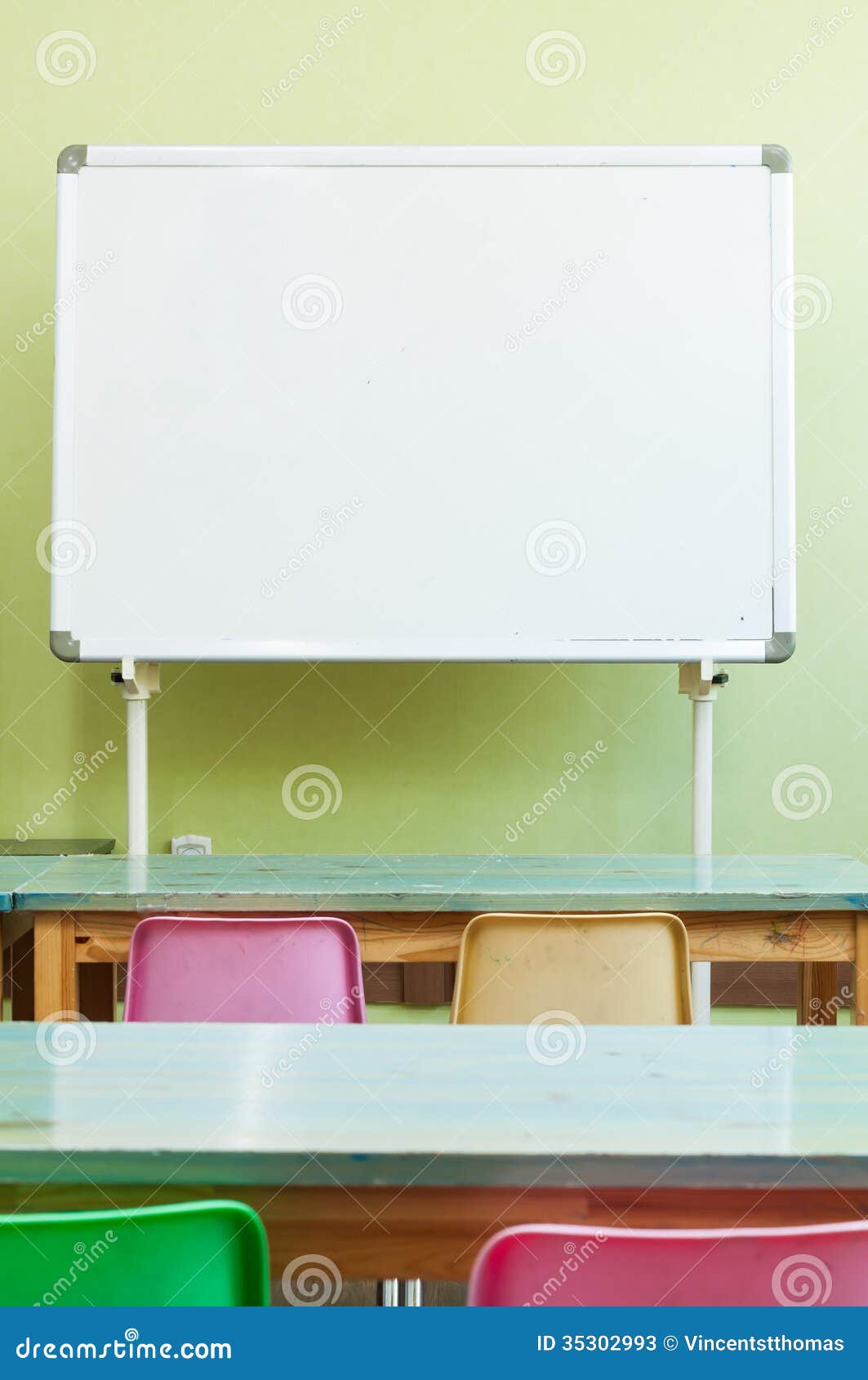Empty Classroom stock image. Image of whiteboard, class - 35302993