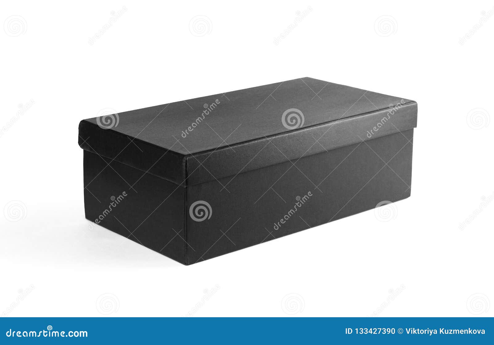 Empty Clean Box. Shoe Box. Close Up Stock Photo - Image of case, pack ...