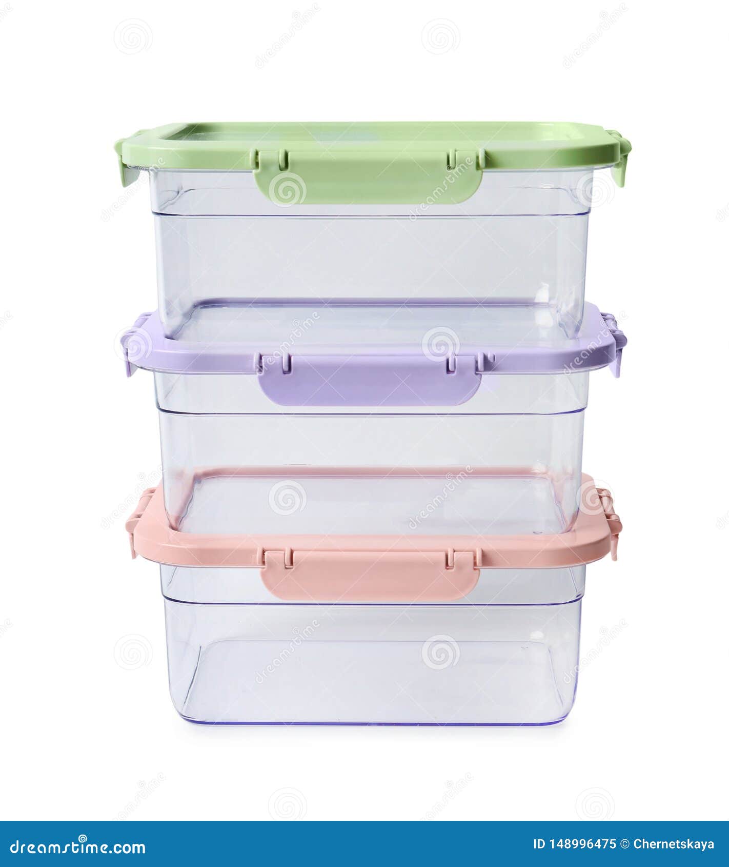 Empty Clean Boxes for Products on White Stock Image - Image of ...