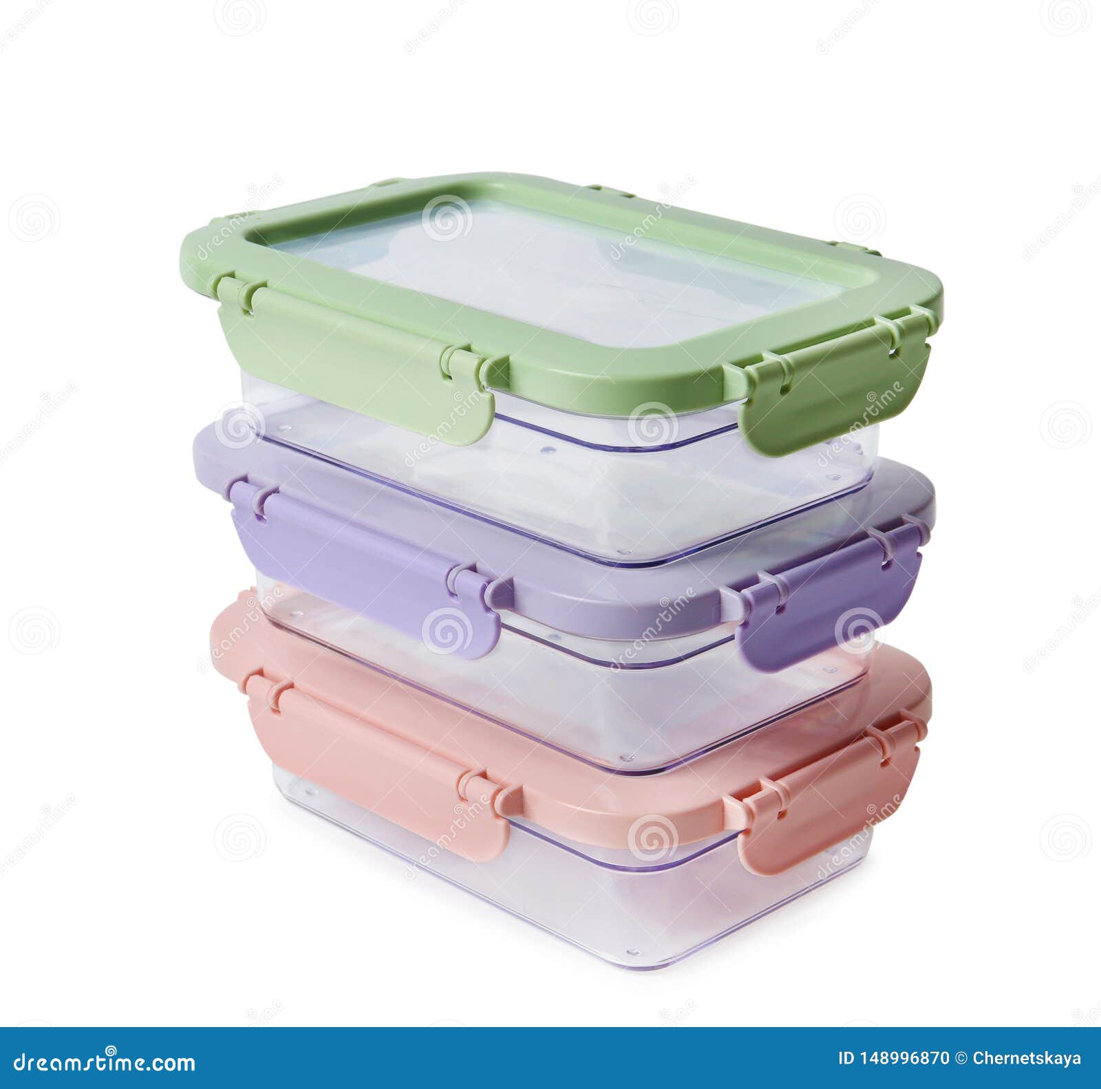 Empty Clean Boxes for Products on White Stock Photo - Image of dishware ...