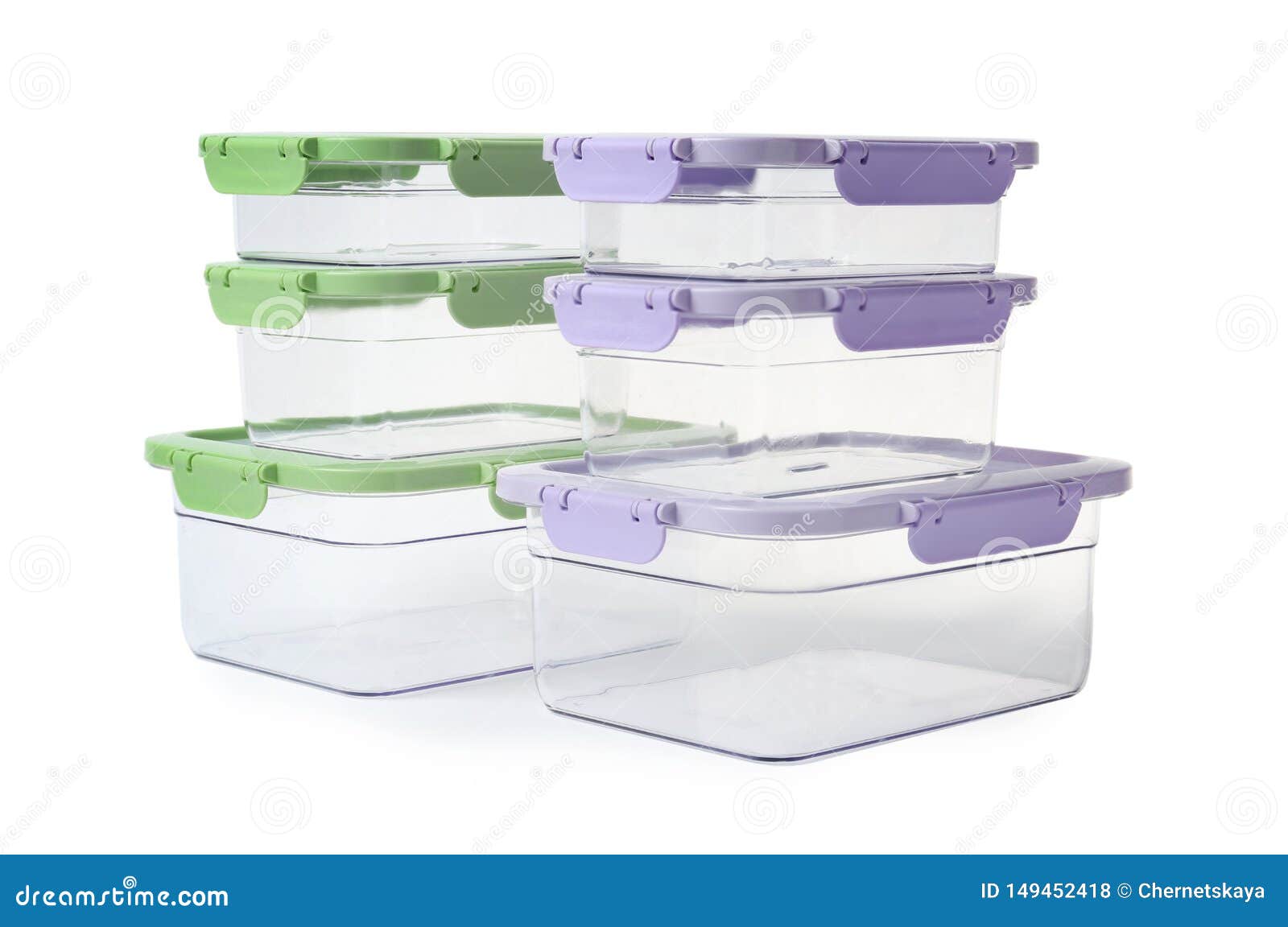 Empty Clean Boxes for Products on White Stock Photo - Image of ...