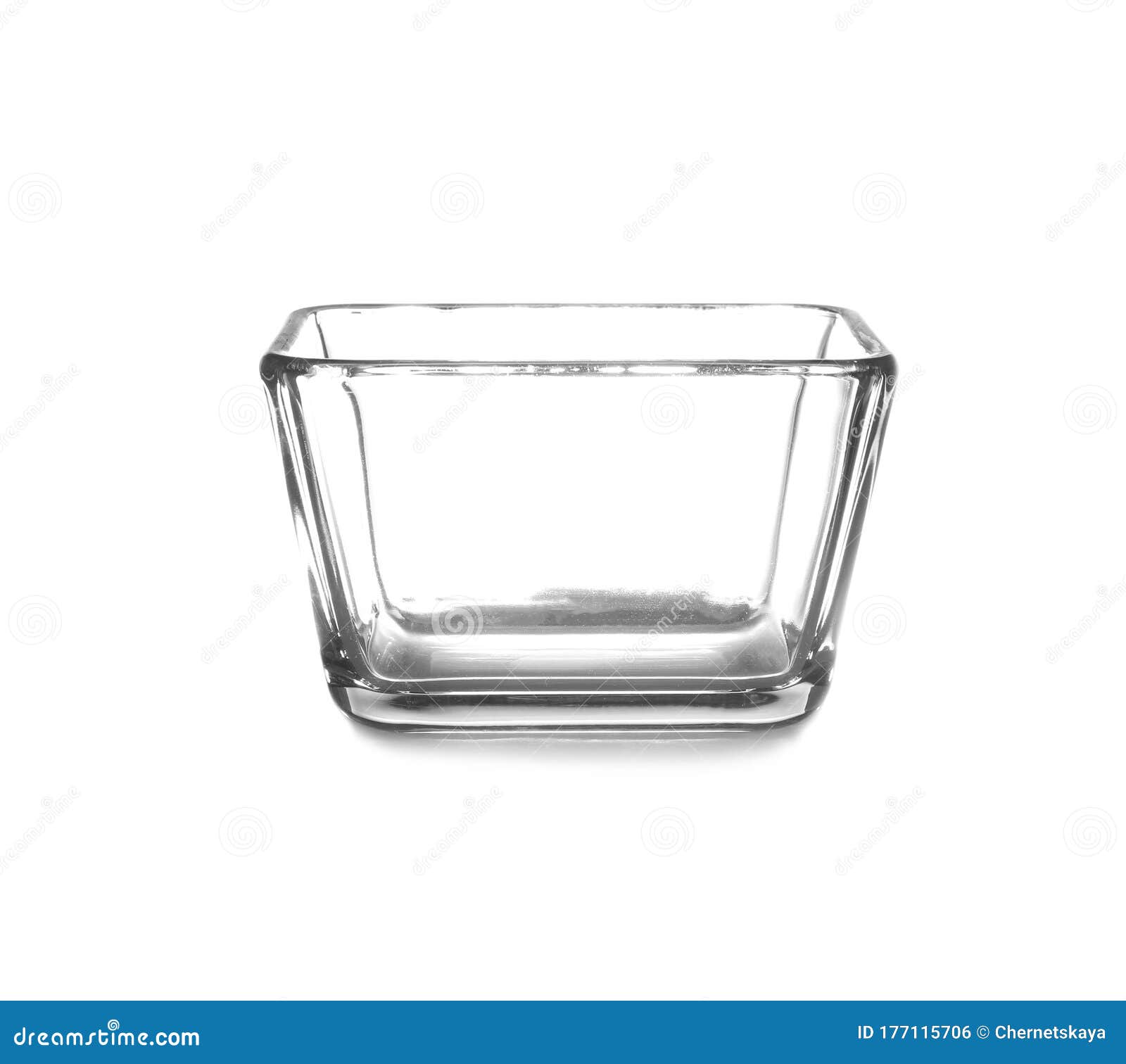 Empty Clean Glass Bowl Isolated Stock Photo - Image of food, fragility ...