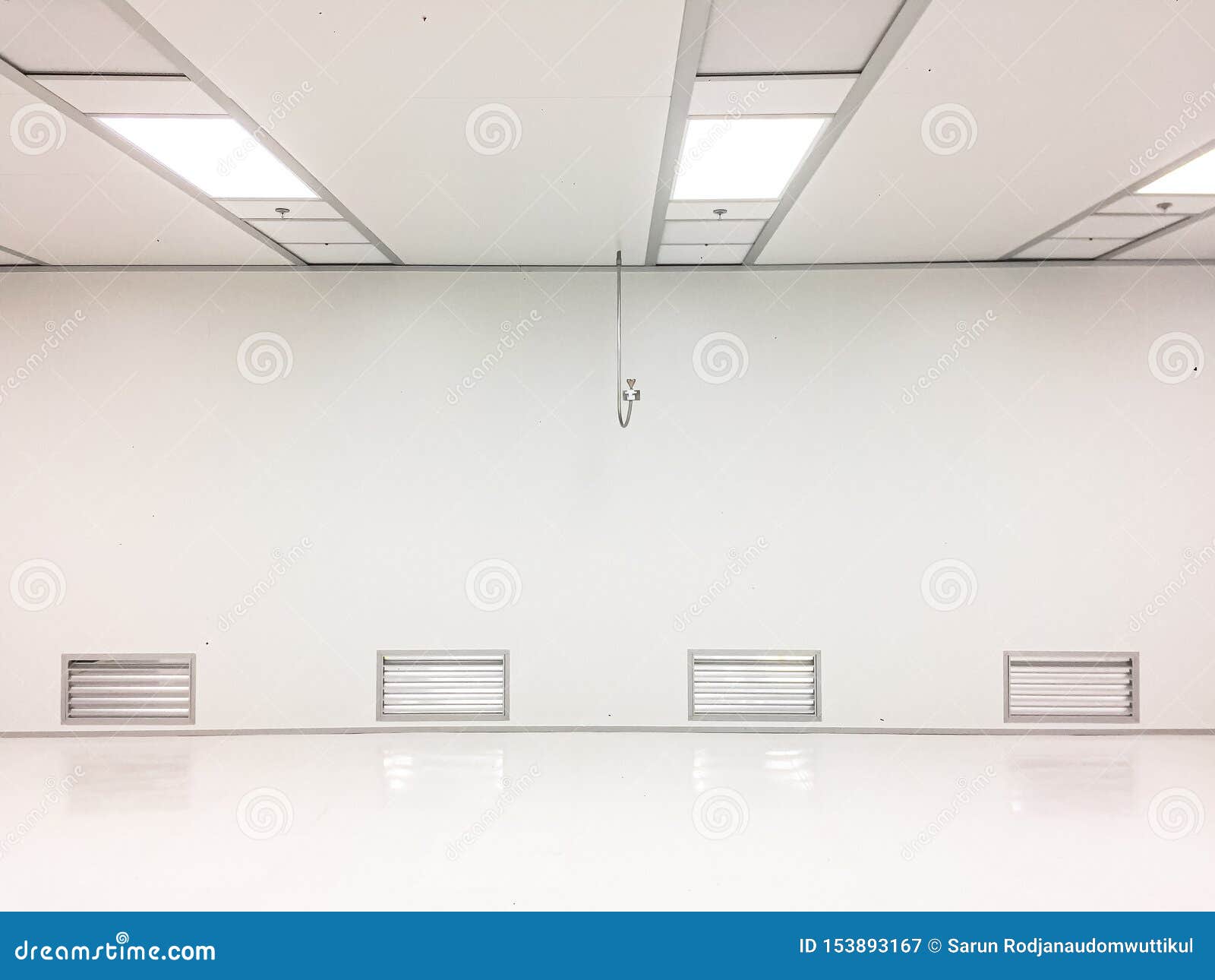Empty Clean Room with Copy Space Stock Image - Image of laboratory ...