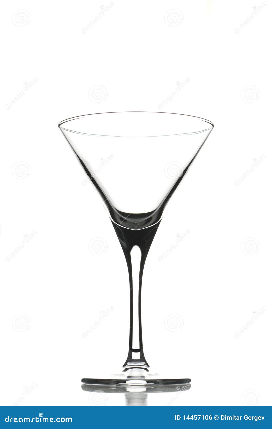 Empty cocktail glass stock photo. Image of space, nightclub - 14457106