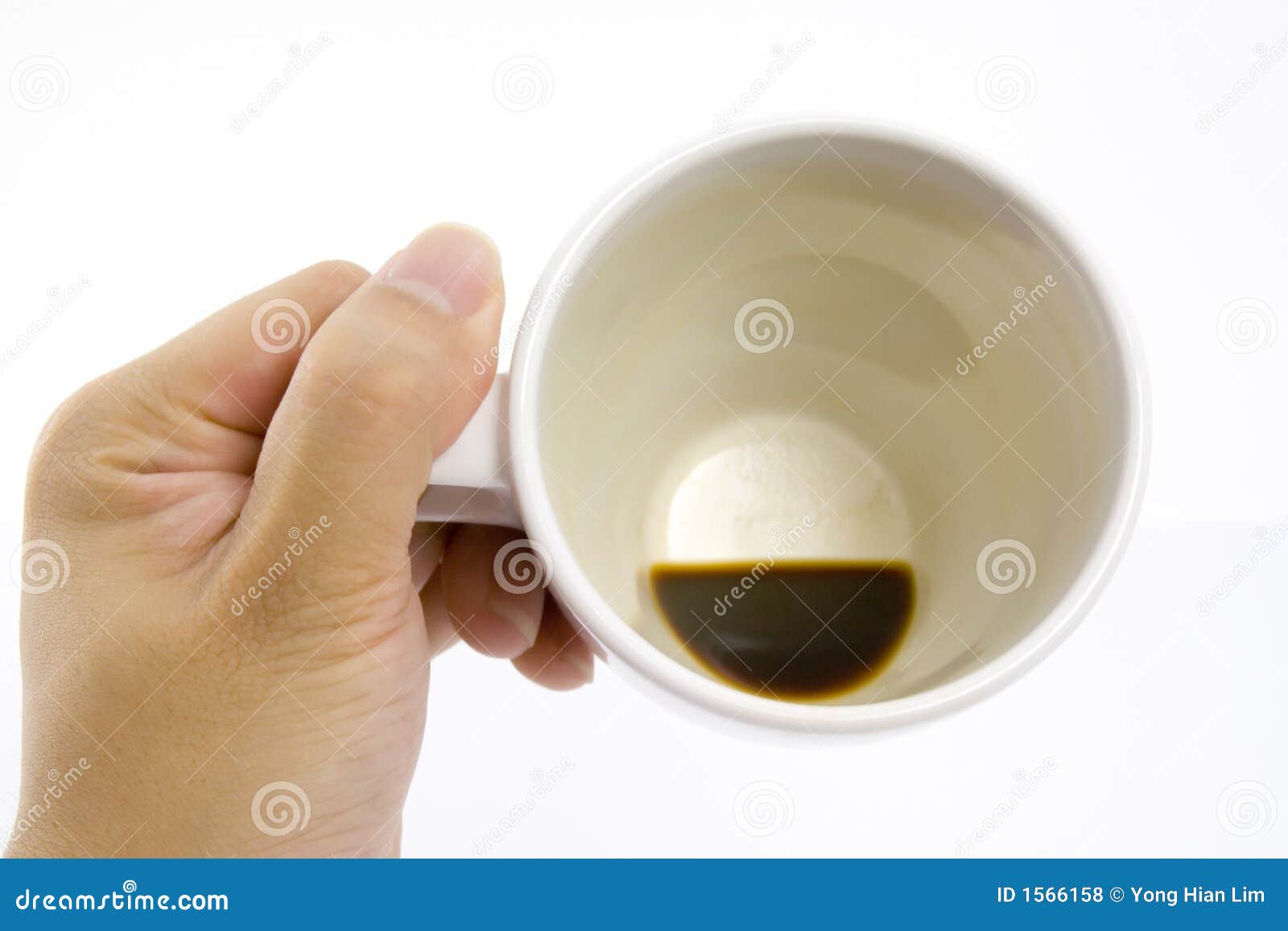 Empty coffee cup stock photo. Image of white, espresso - 1566158