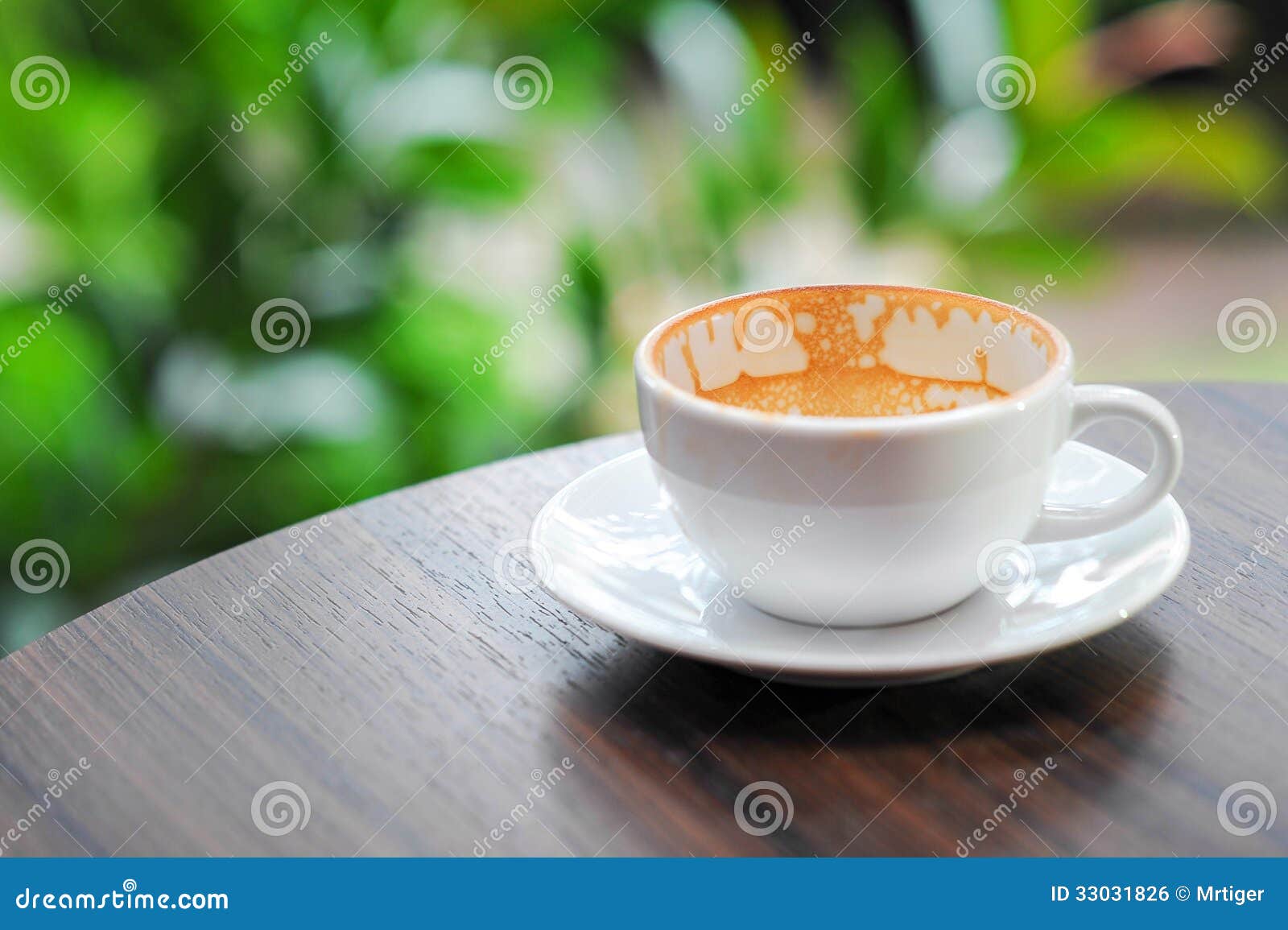 Empty coffee cup stock photo. Image of clear, handle - 33031826